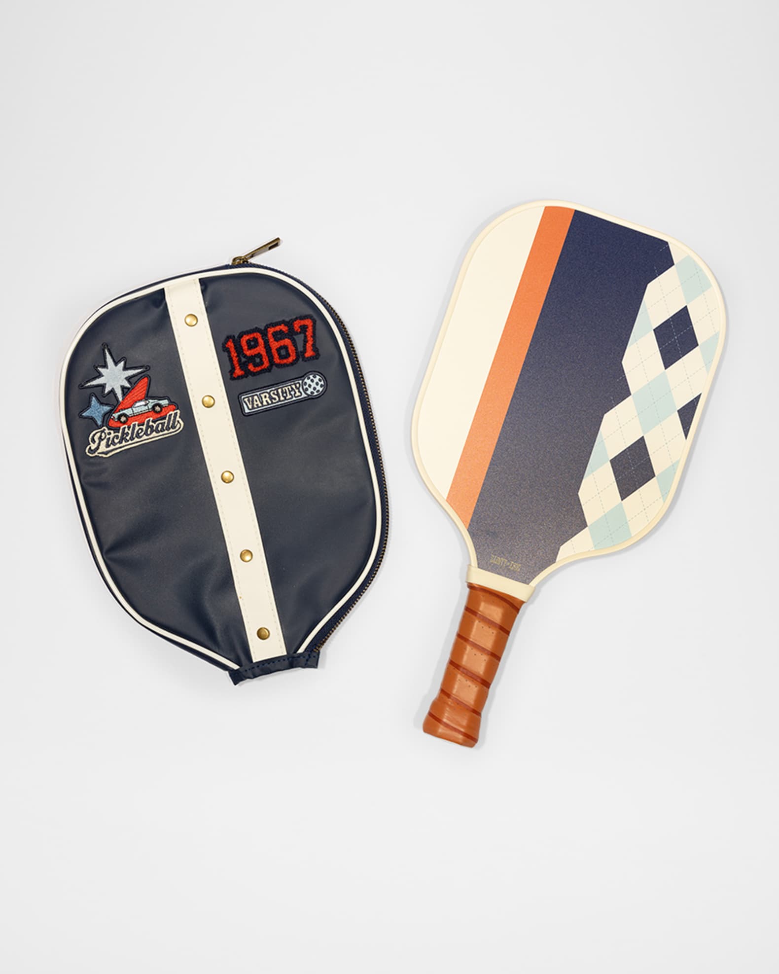 Sainty + Eric Retro Pickleball Set | Horchow