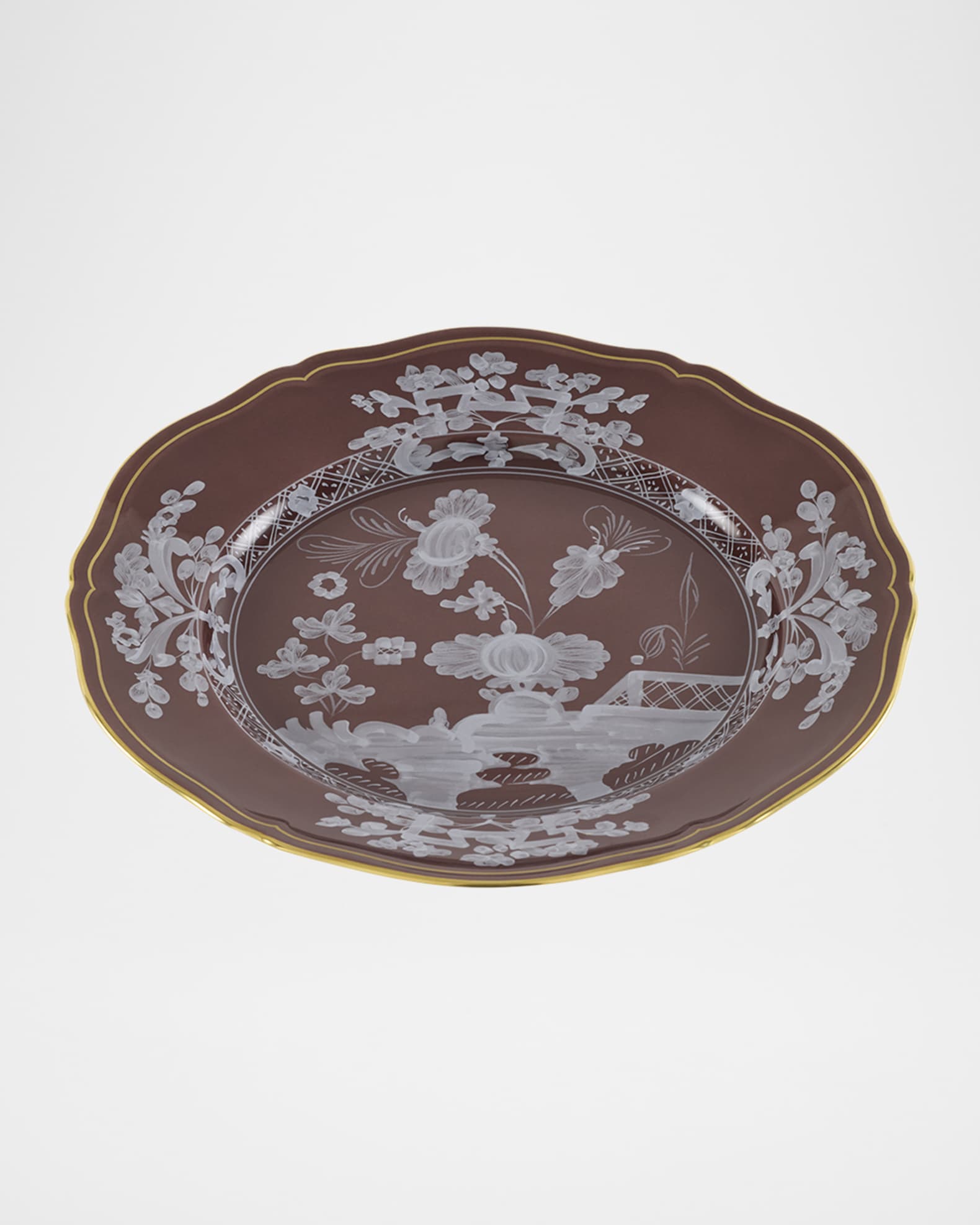 GINORI 1735 Oriente Italiano Castagna Dinner Plate | Horchow