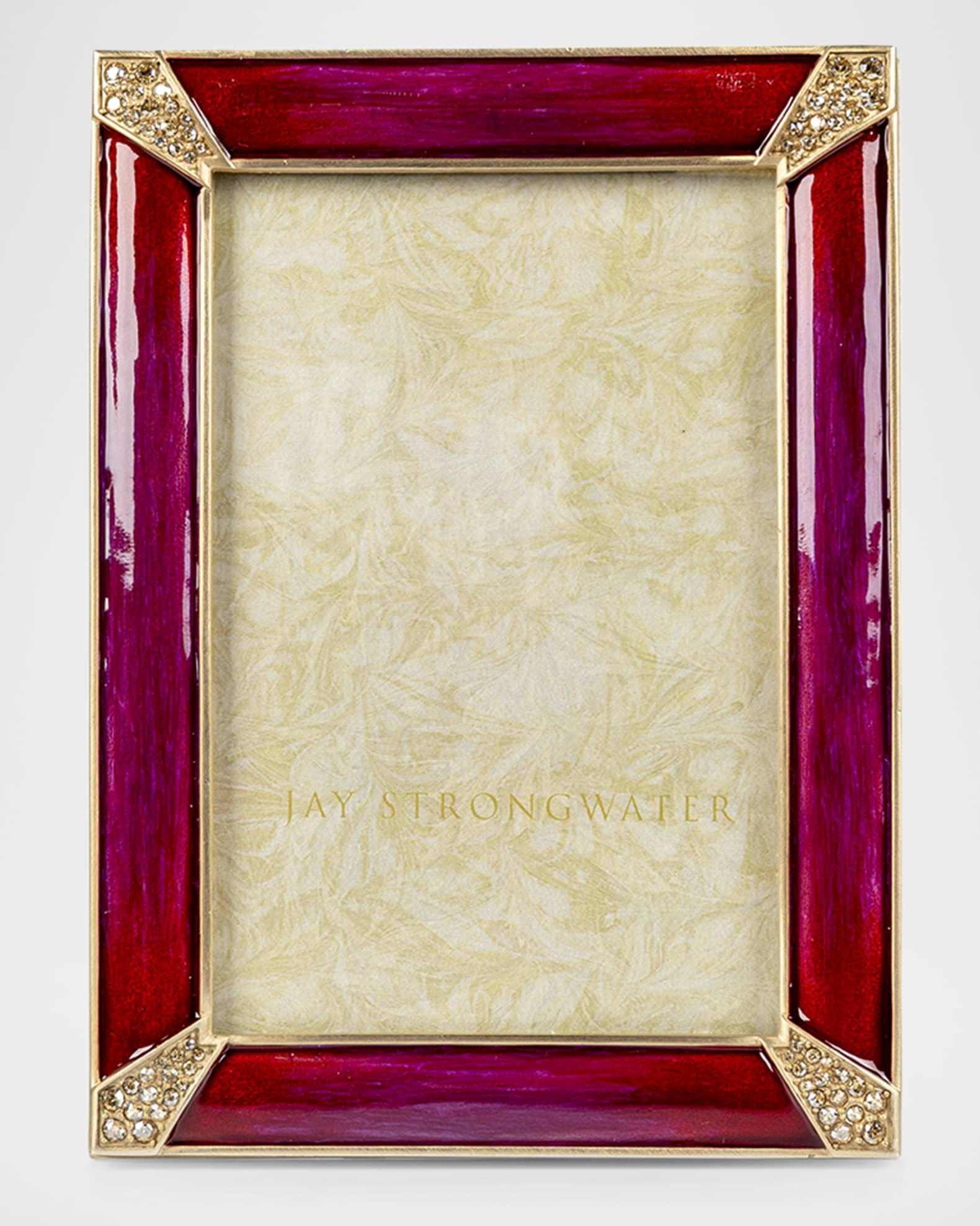 Jay Strongwater Lavinia 4" x 6" Picture Frame, Bouquet | Horchow