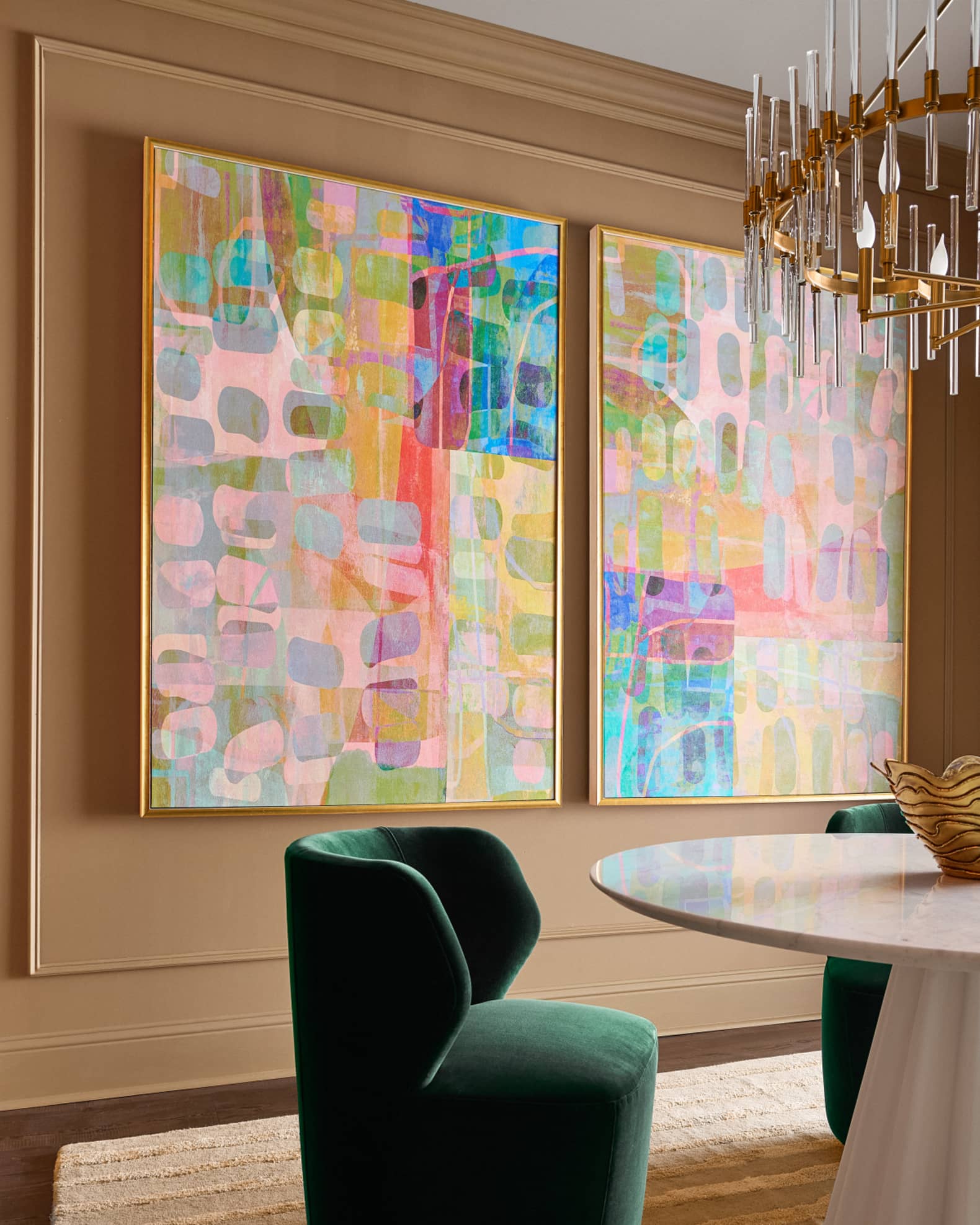 Shadow Catchers "Meadow Sunrise I" Framed Giclee | Horchow