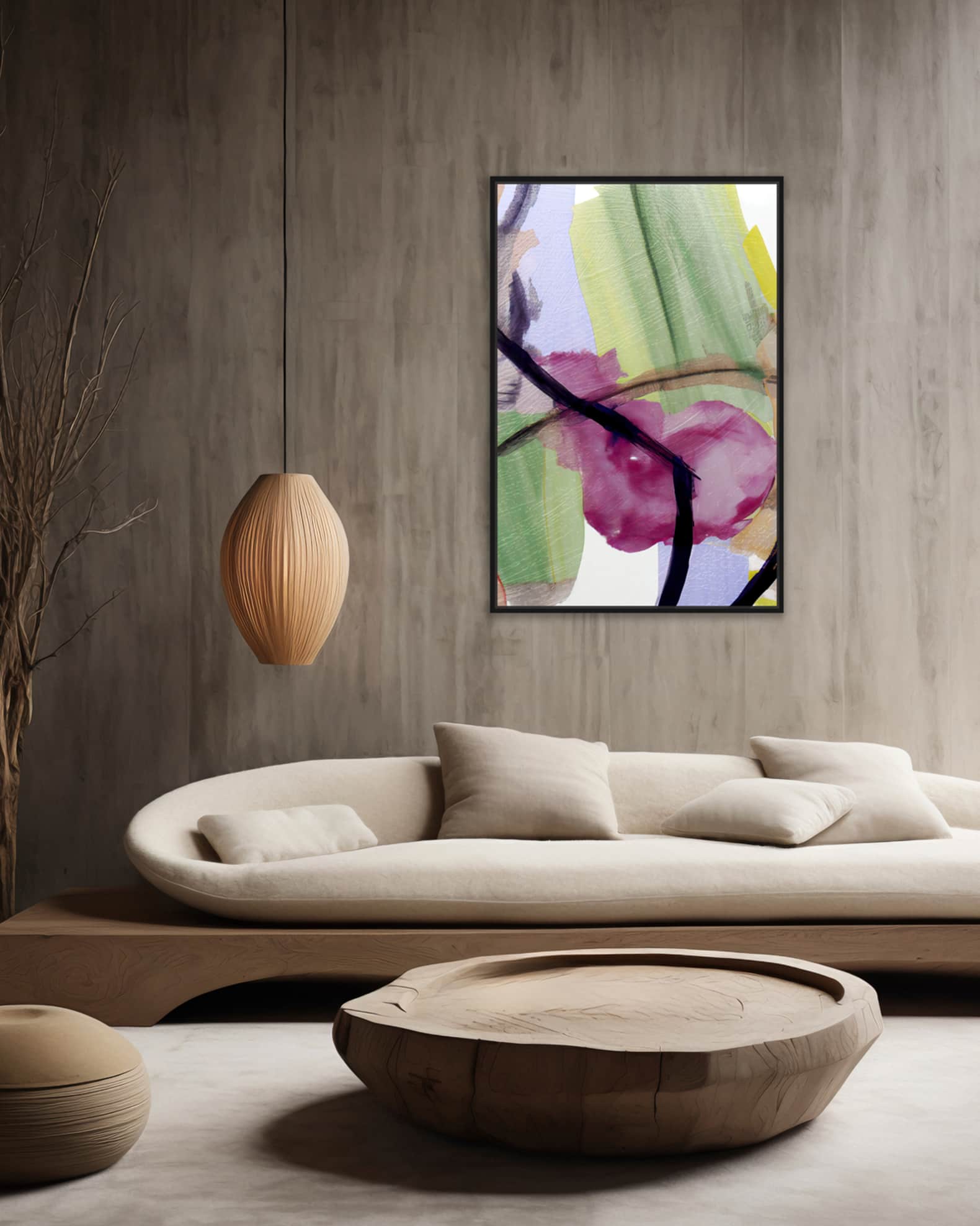 The Oliver Gal Artist Co. "Basini 2" Framed Giclee | Horchow