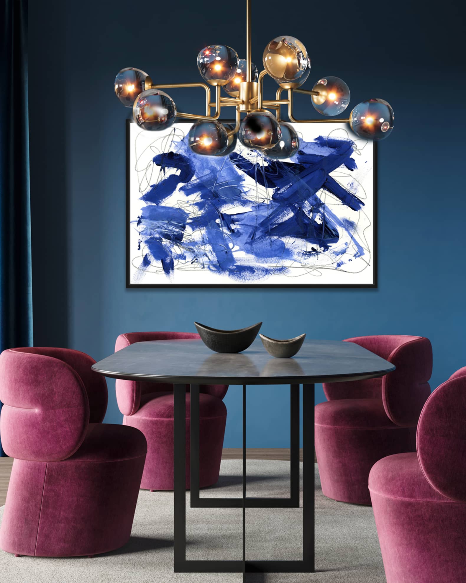 The Oliver Gal Artist Co. "Dancing Class" Hand-Embellished Framed ...