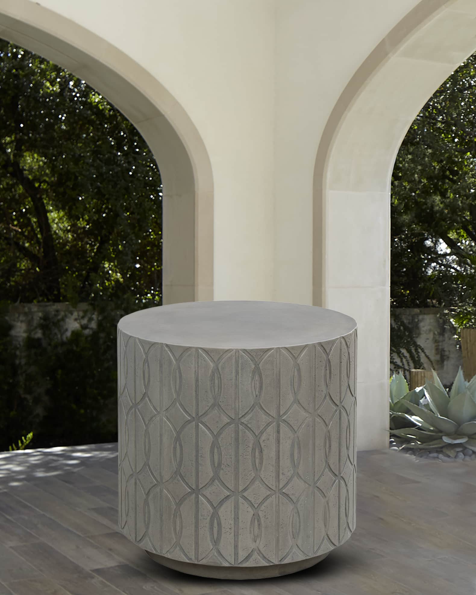 Sunset West Trellis Indoor/Outdoor End Table | Horchow