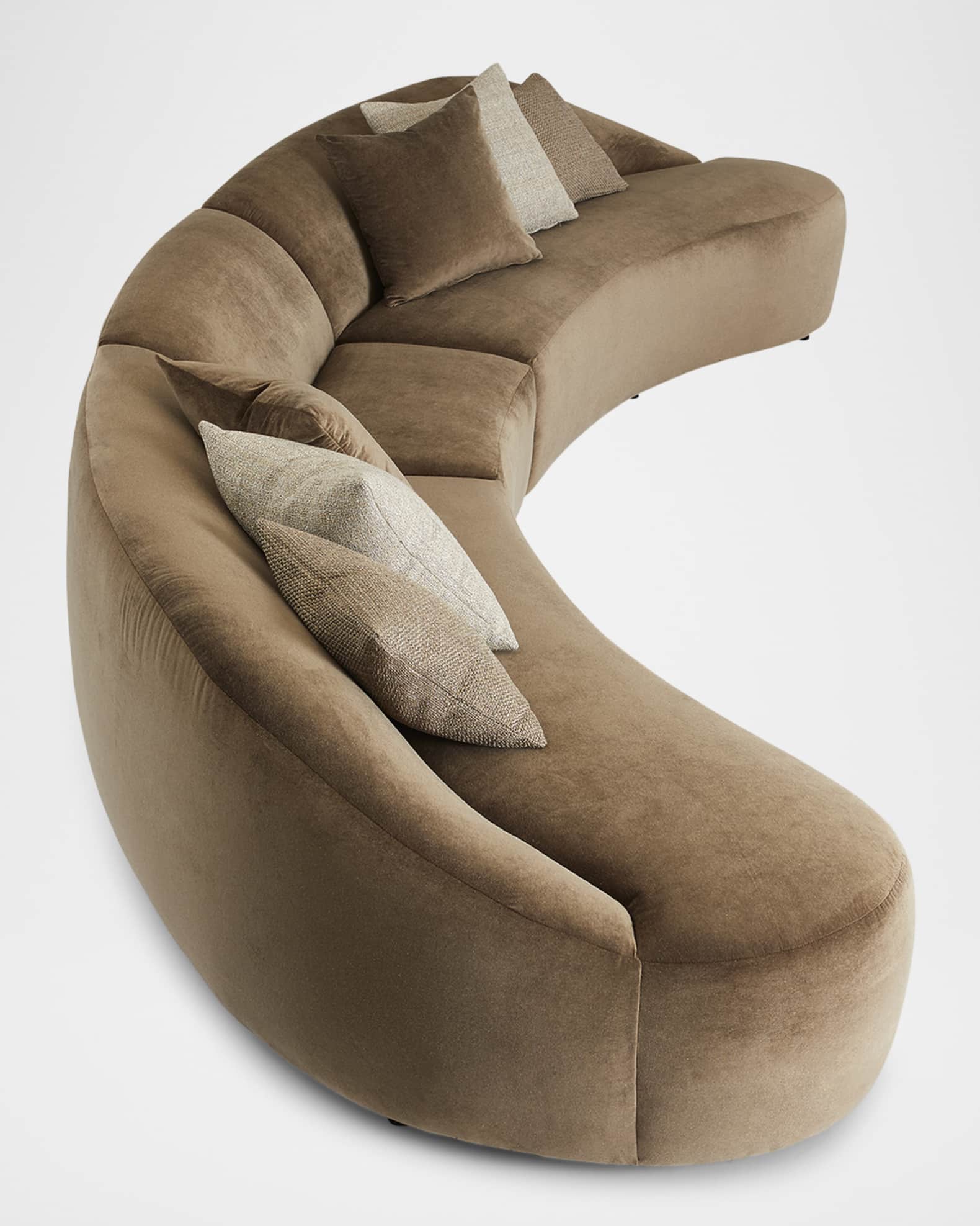 Bernhardt Interiors Calder 3-Piece Curved Sectional | Horchow