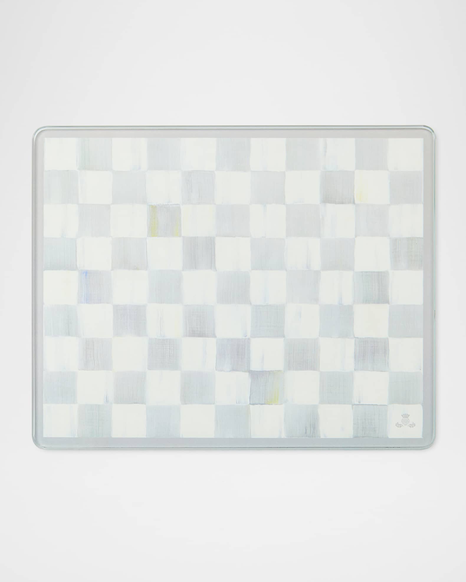 MacKenzie-Childs Sterling Check Glass Cutting Boards, Set of 2 | Horchow