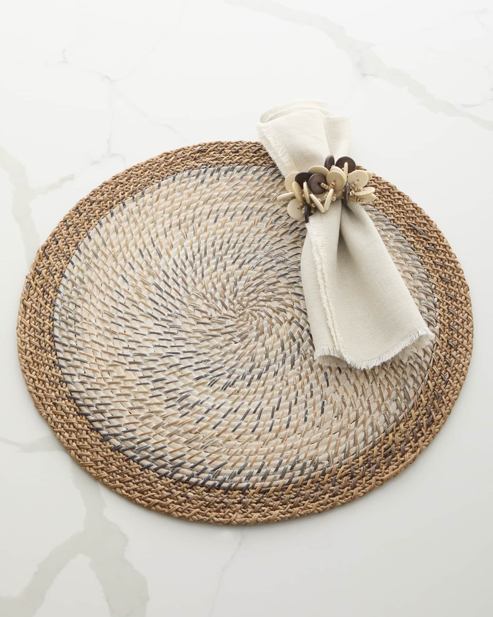 Deborah Rhodes Herringbone Fringe Napkins, Set of 4 | Horchow