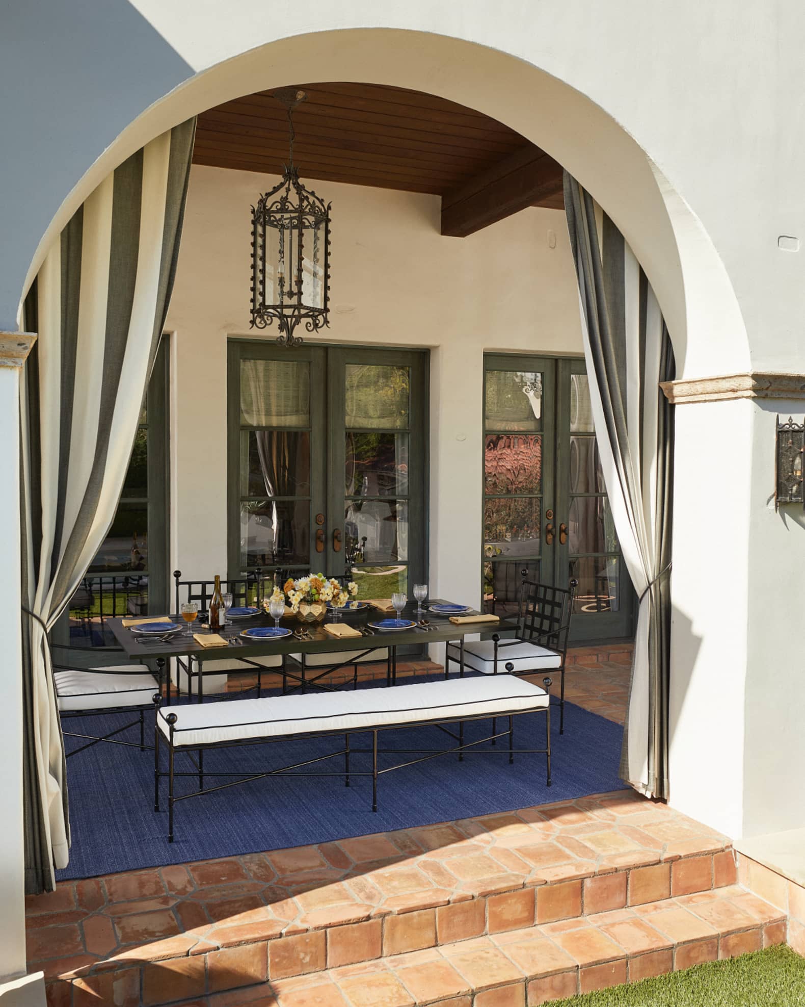 Neiman Marcus Avery Outdoor Dining Bench | Horchow