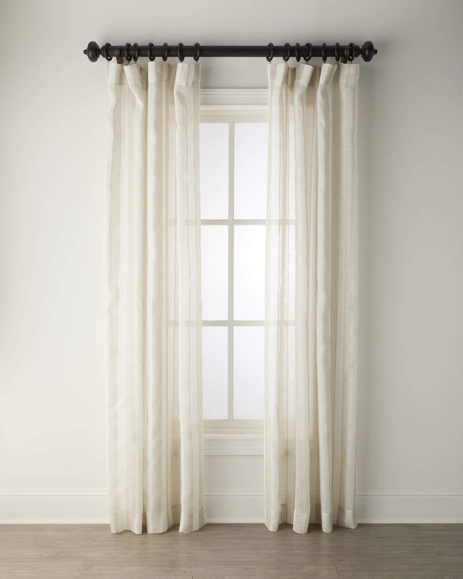 Home Silks Flutter Sheer Drapery Panel, 96" | Horchow