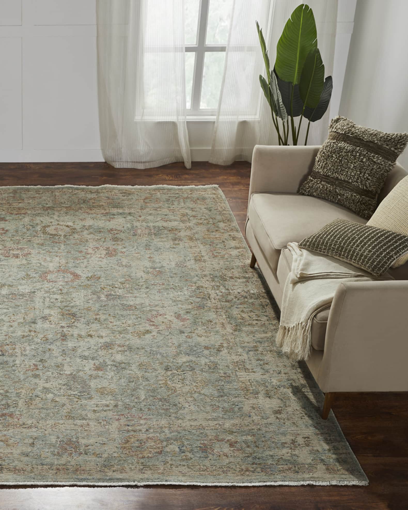 Haven & Loom Kennedy Hand-Knotted Rug, 6' x 9' | Horchow