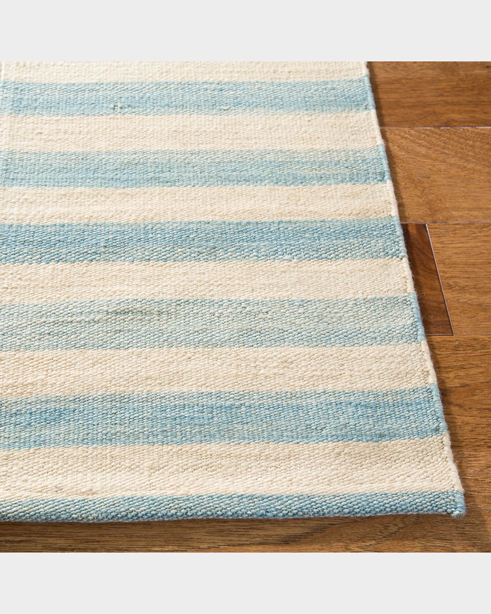 Ralph Lauren Home Celeste Stripe Patch Hand-Woven Rug, 10' x 14' | Horchow