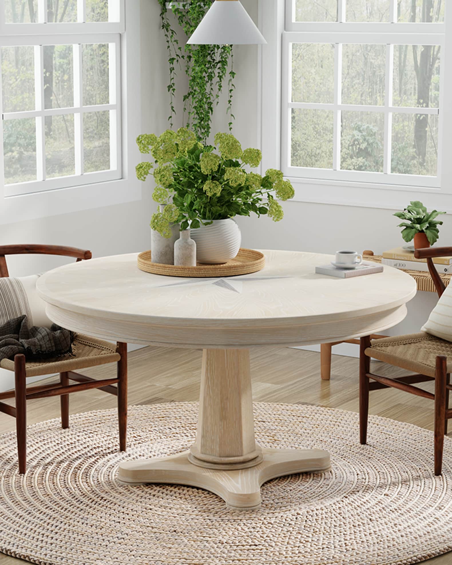 Sarreid Samuel 54" Round Dining Table | Horchow
