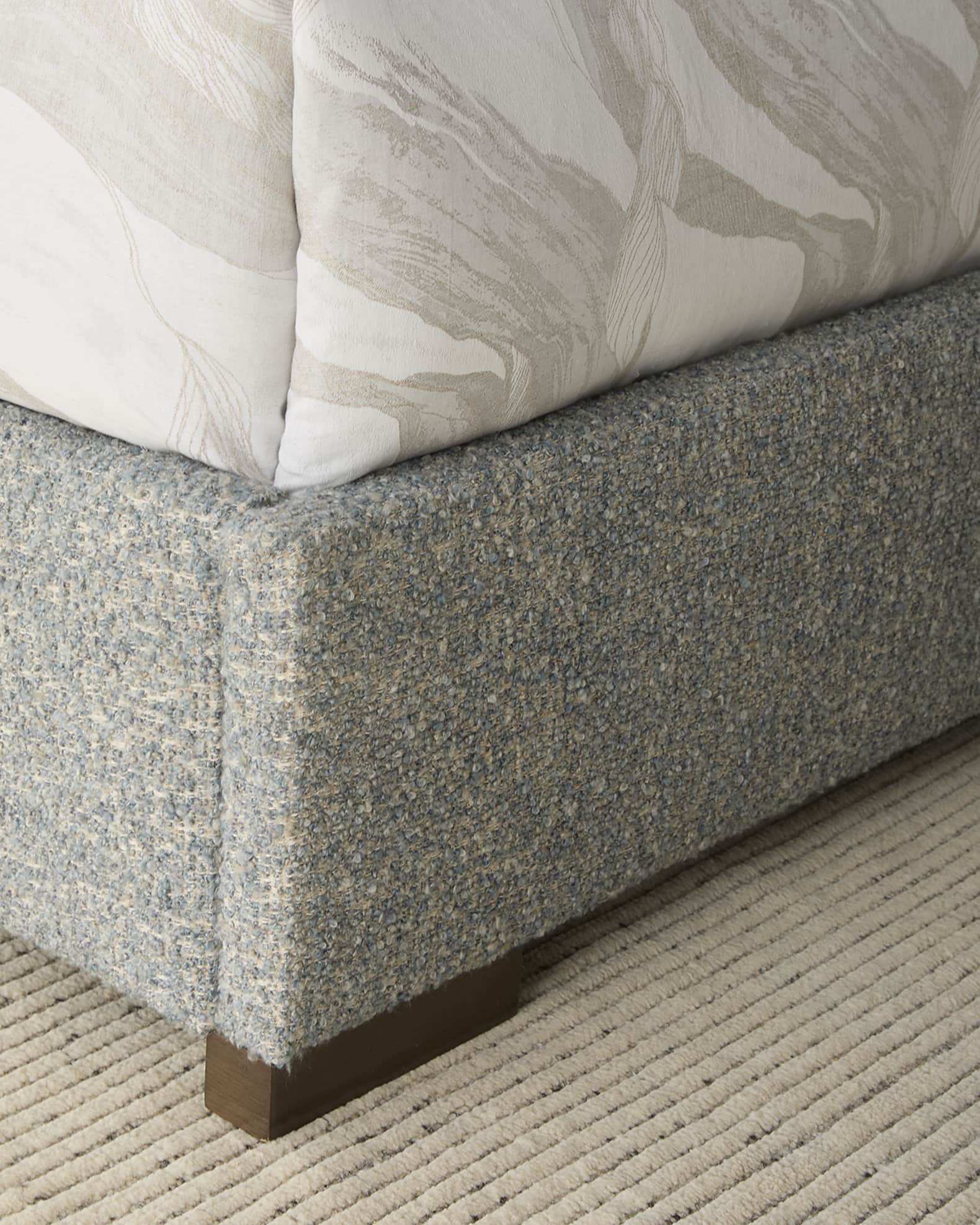 Massoud Harper Wingback King Bed | Horchow