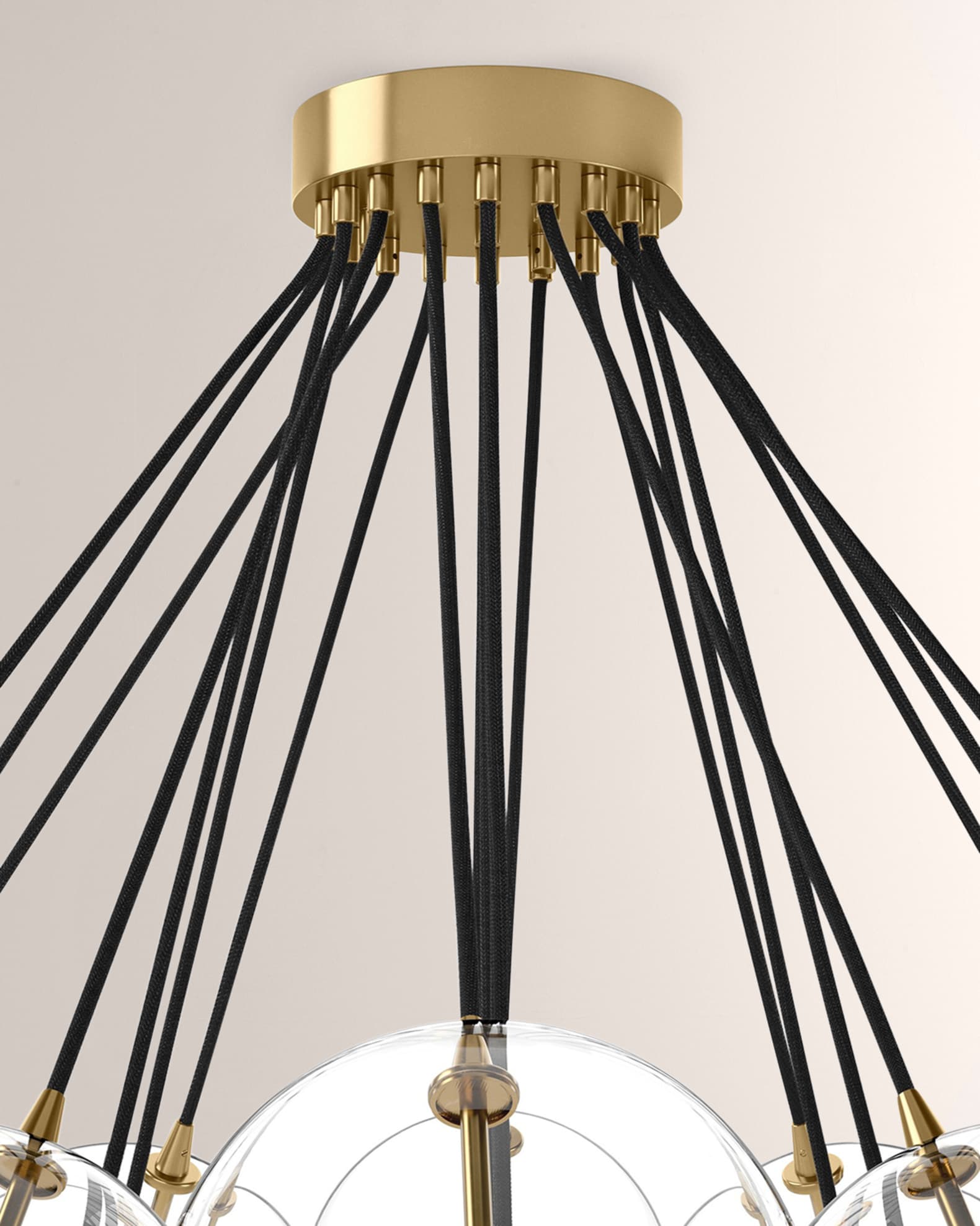 Four Hands x Schwung Lighting Cloud 19-Light Chandelier, 47" | Horchow