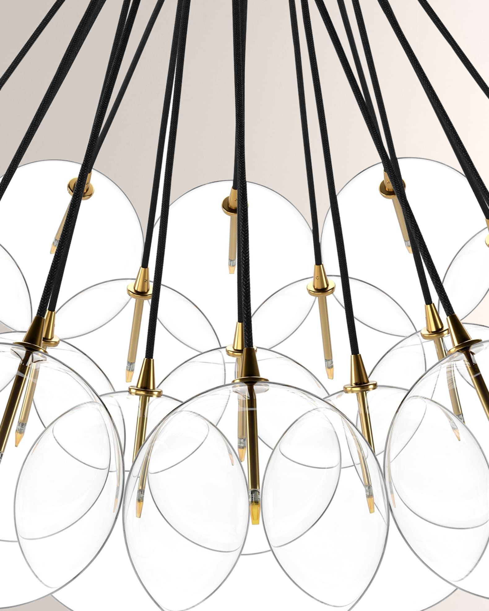 Four Hands x Schwung Lighting Cloud 19-Light Chandelier, 47" | Horchow