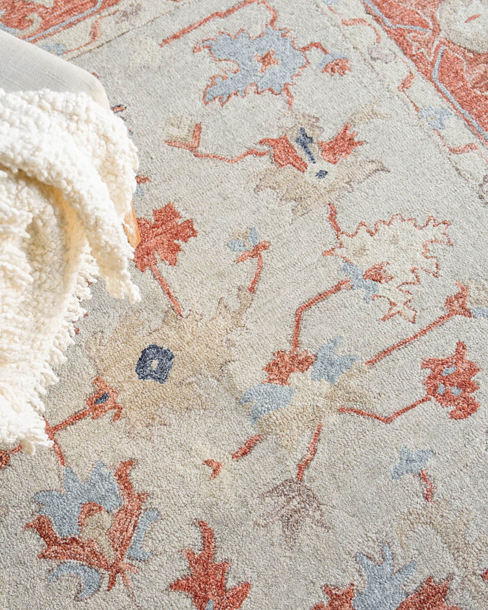 Exquisite Rugs Richmond Serapi Hand-Tufted Beige/Rust Rug, 12' x 15 ...