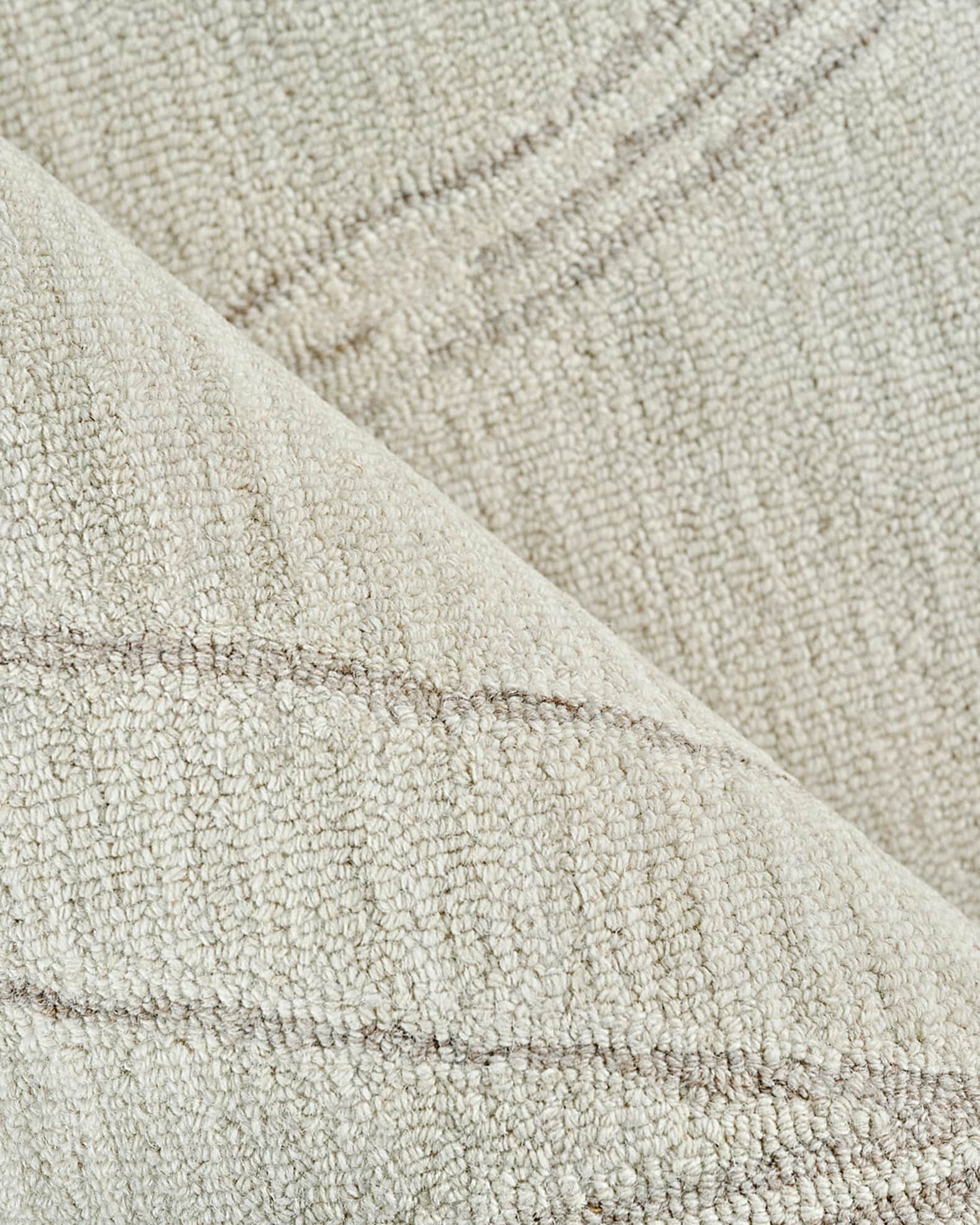 Exquisite Rugs Tangiers Hand-Tufted Ivory/Beige Rug, 12' x 15' | Horchow