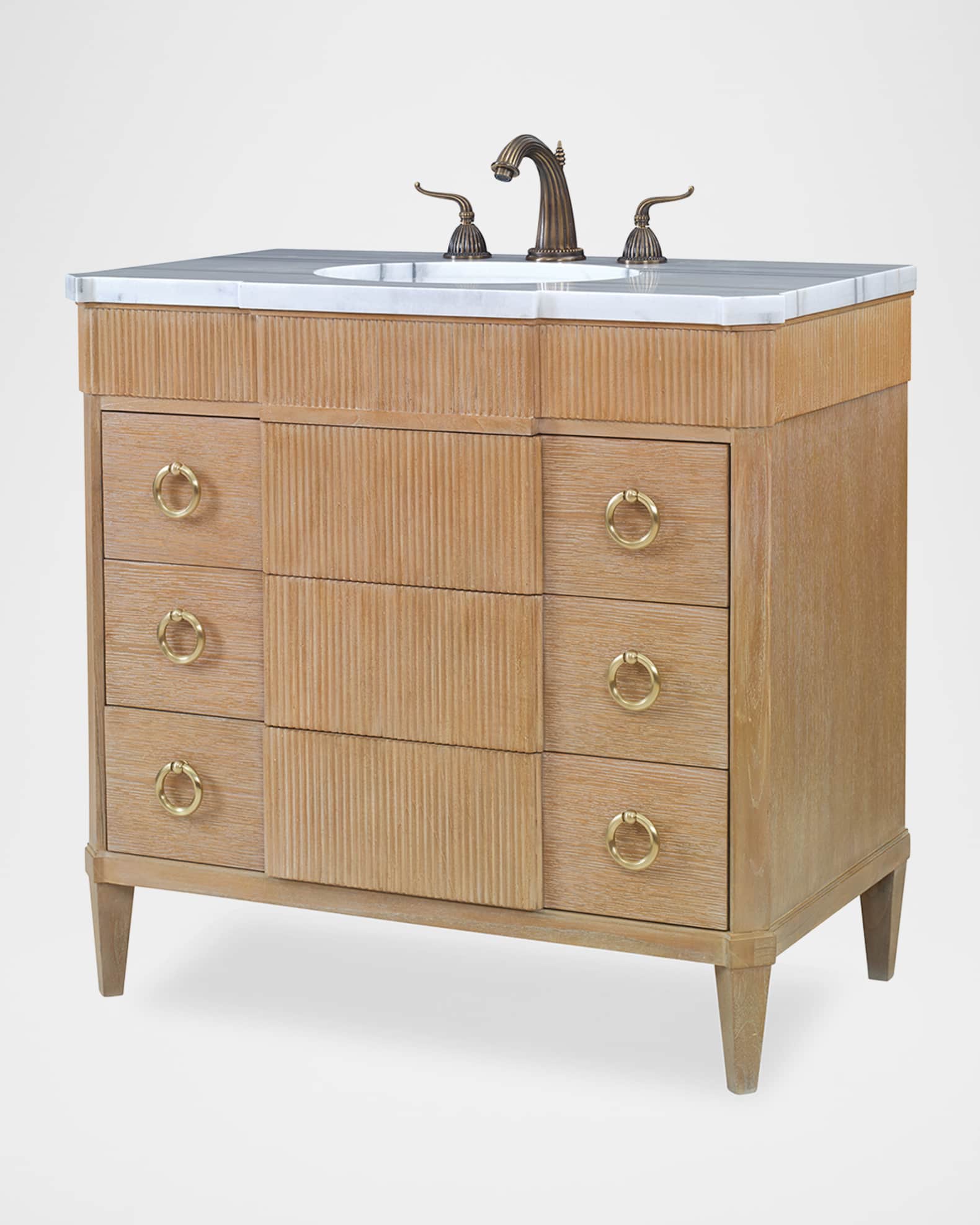Ambella Tambour Bath Vanity | Horchow
