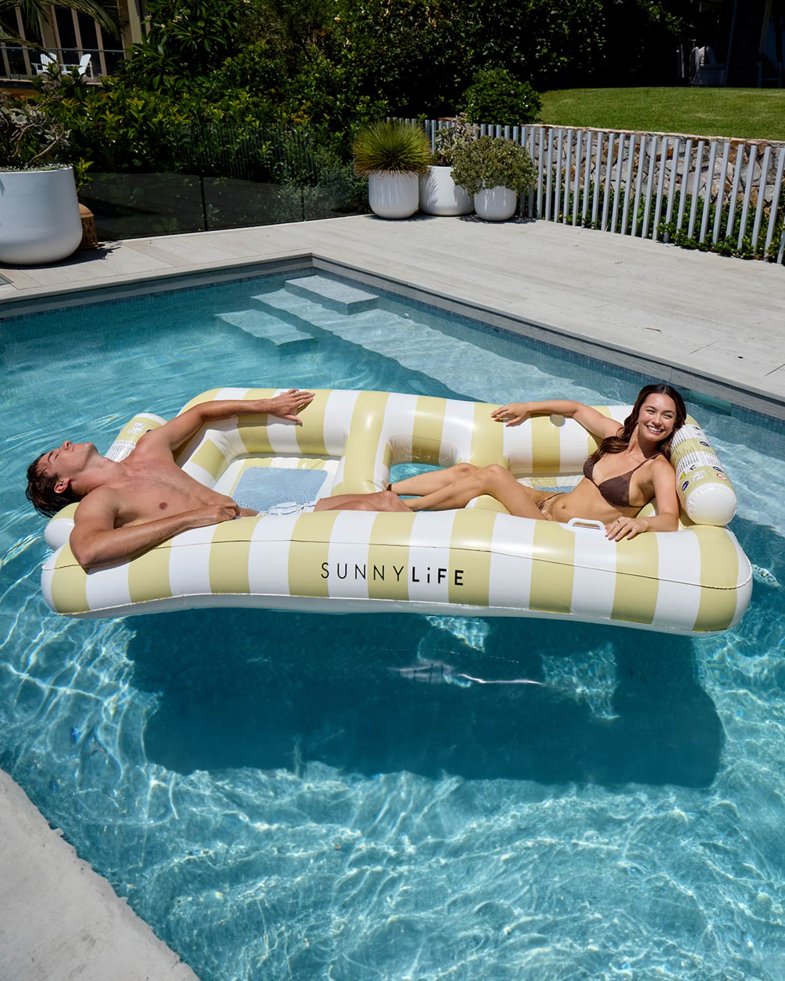 SUNNYLiFE Luxe Twin Inflatable Hammock Float | Horchow
