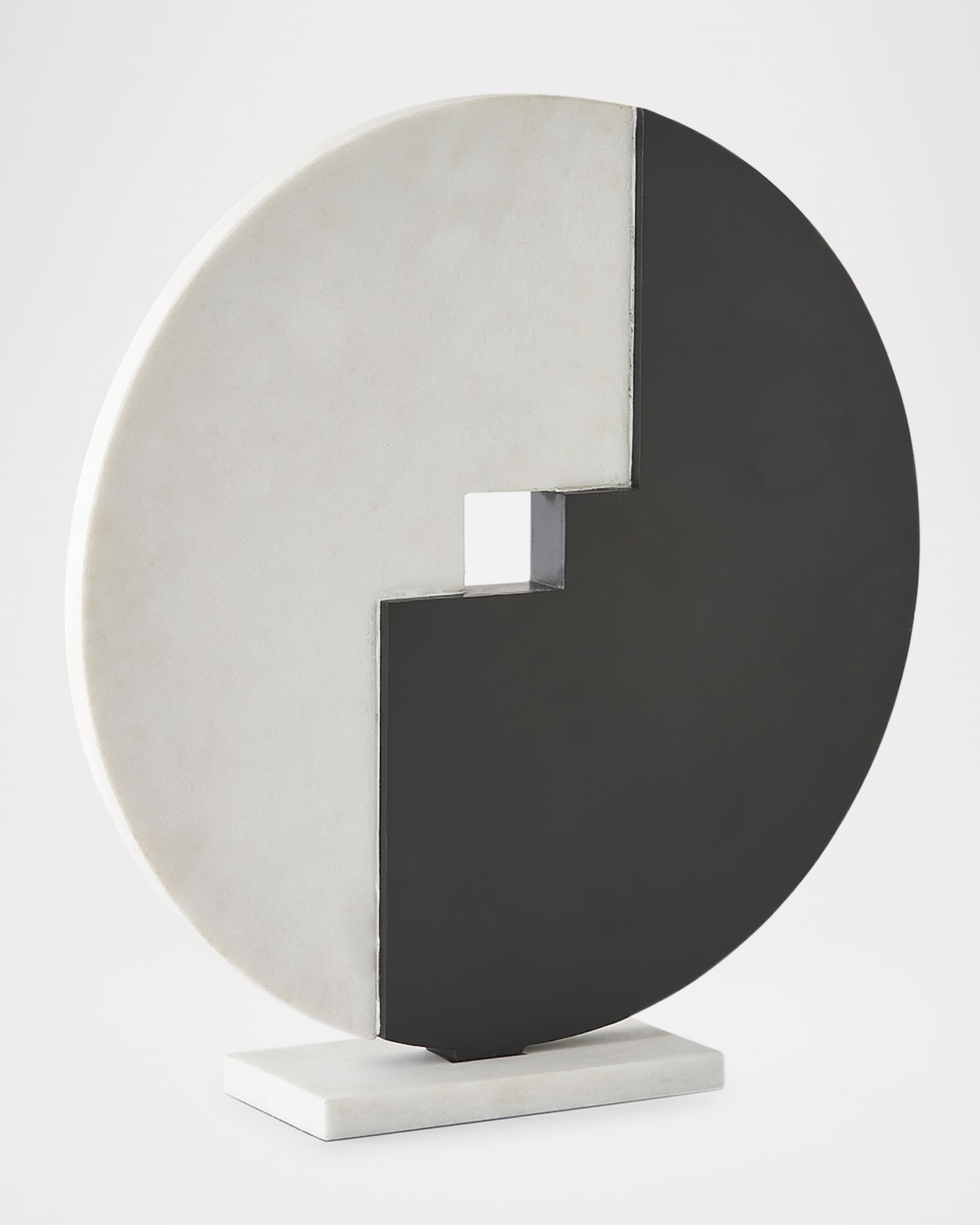 Global Views Stone Medallion Sculpture | Horchow
