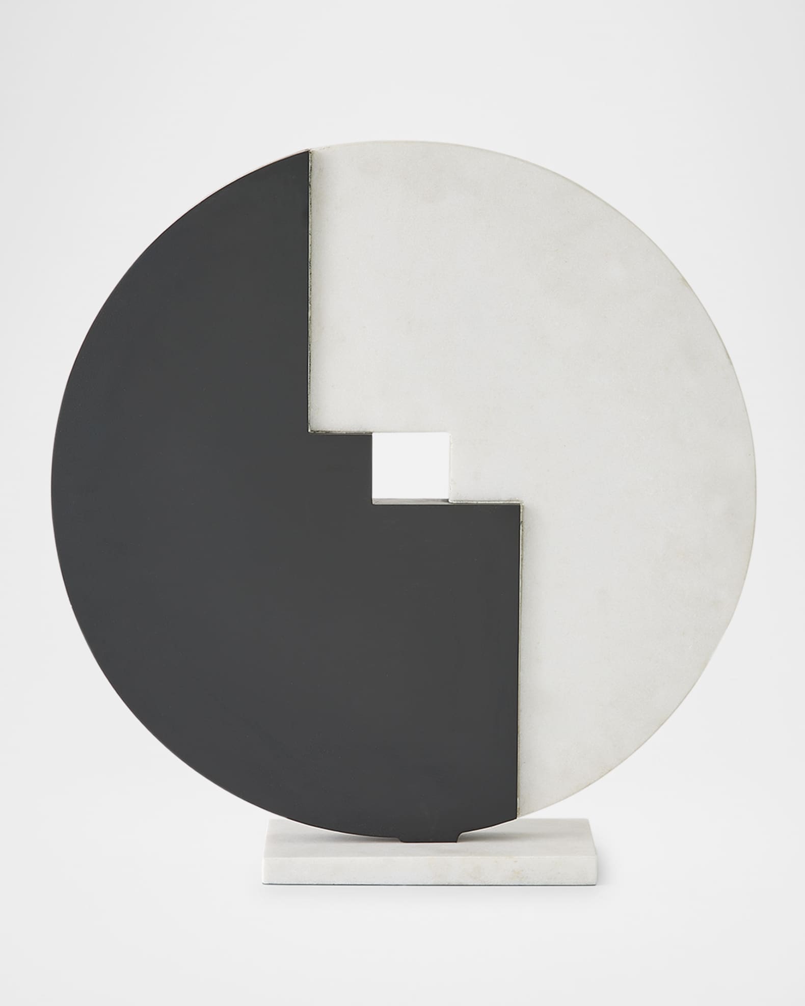Global Views Stone Medallion Sculpture | Horchow
