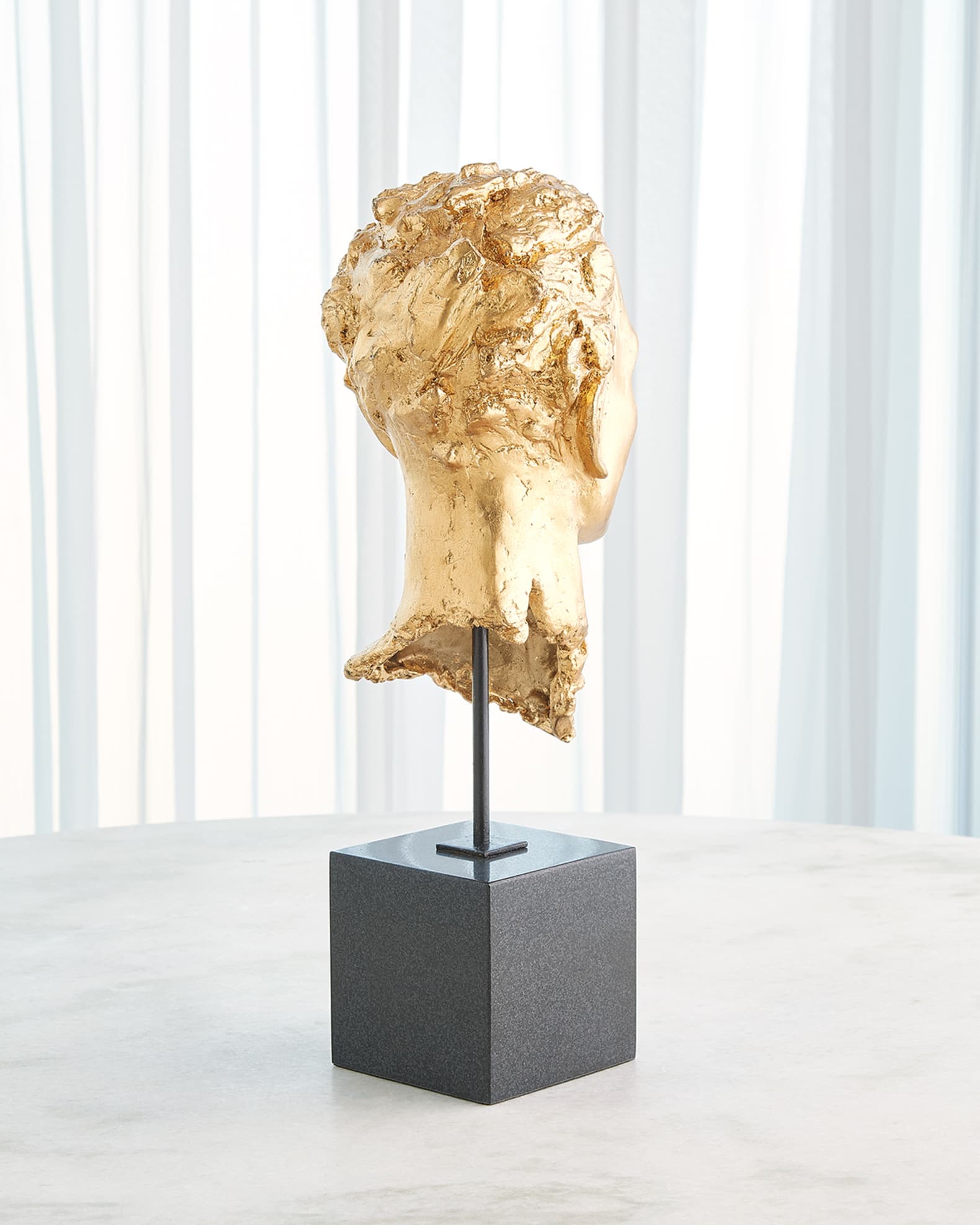 Global Views Gilded Portrait Sculpture | Horchow