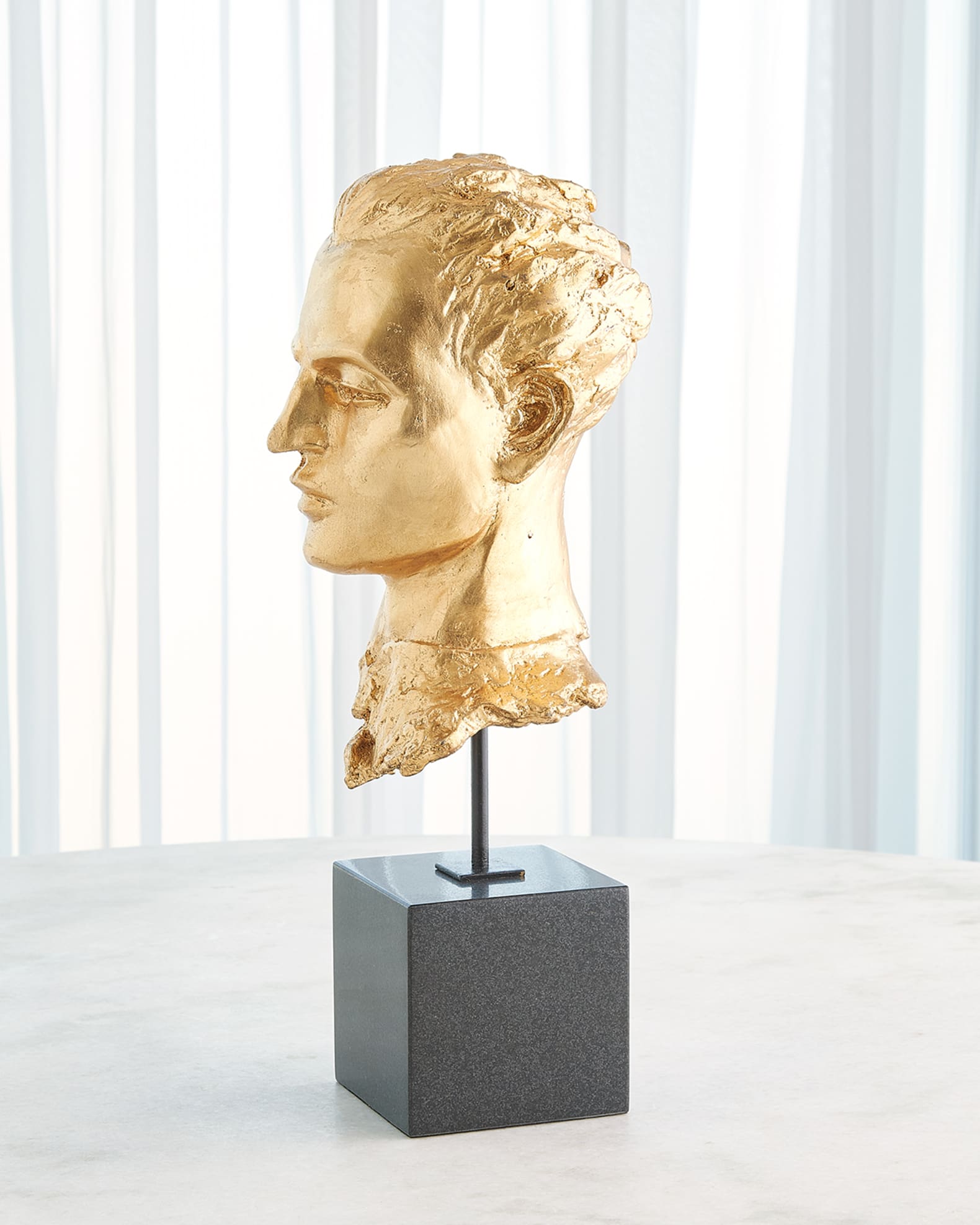Global Views Gilded Portrait Sculpture | Horchow