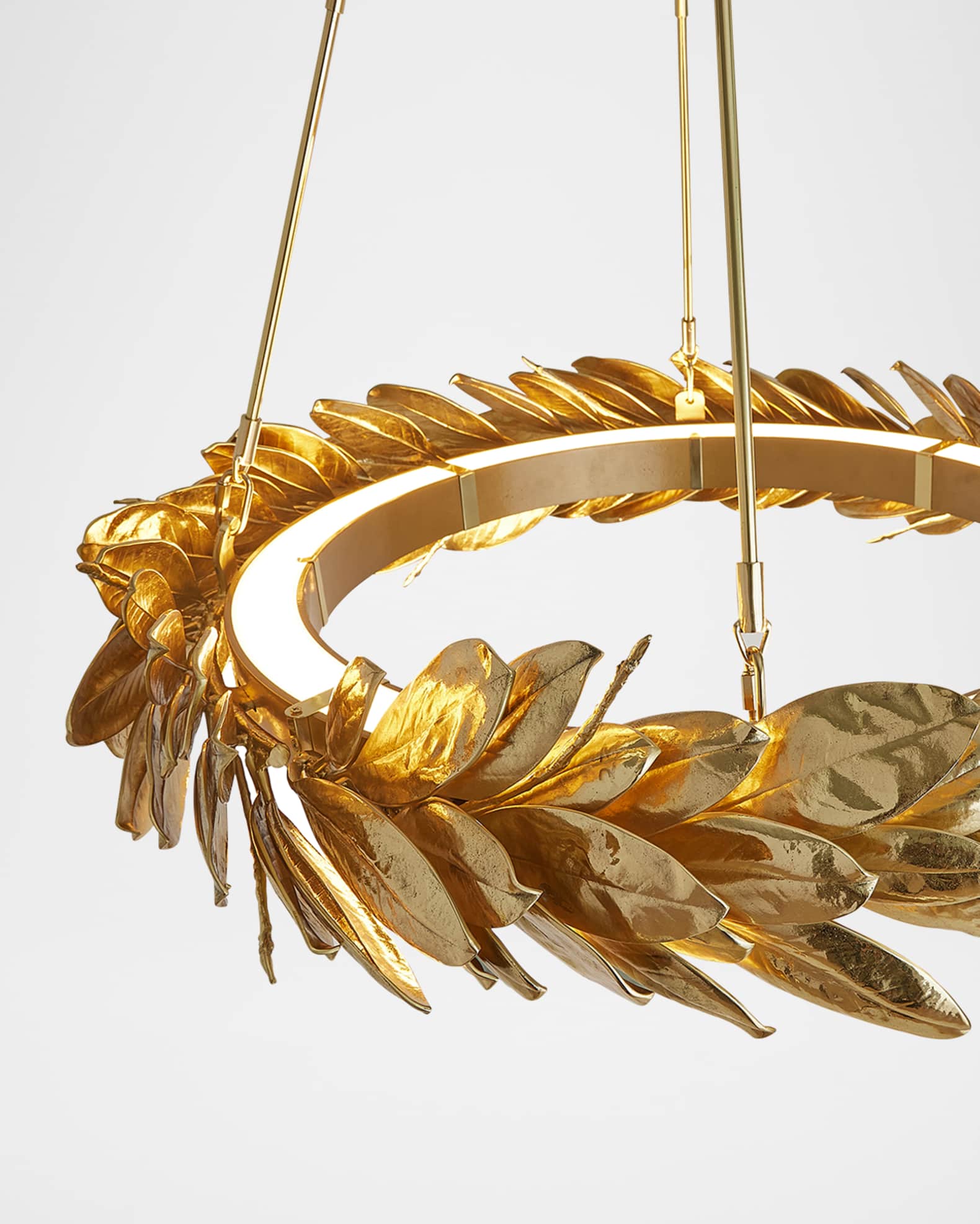 Global Views Laurel 50" LED Chandelier | Horchow