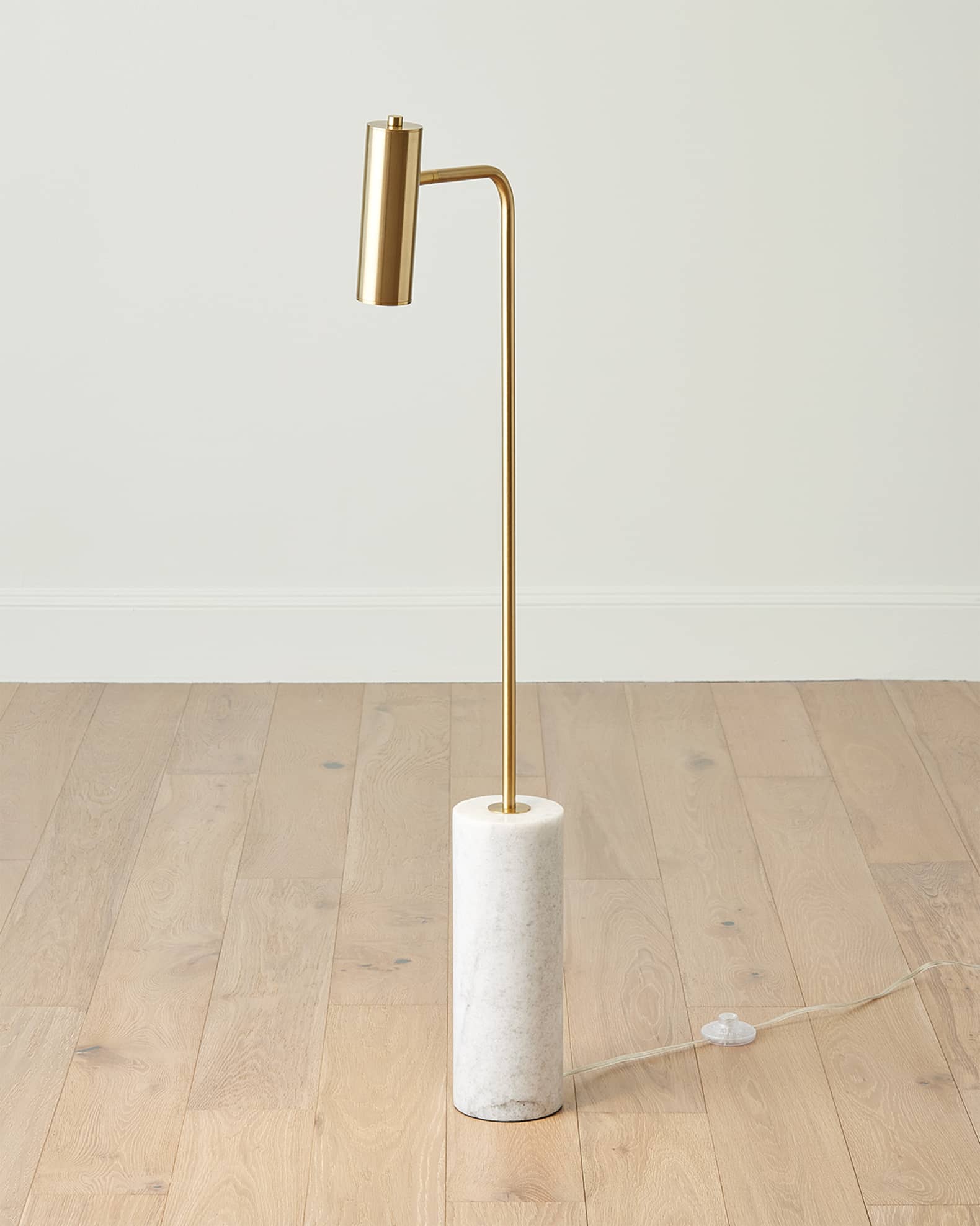 Global Views Brass Spot Floor Lamp | Horchow