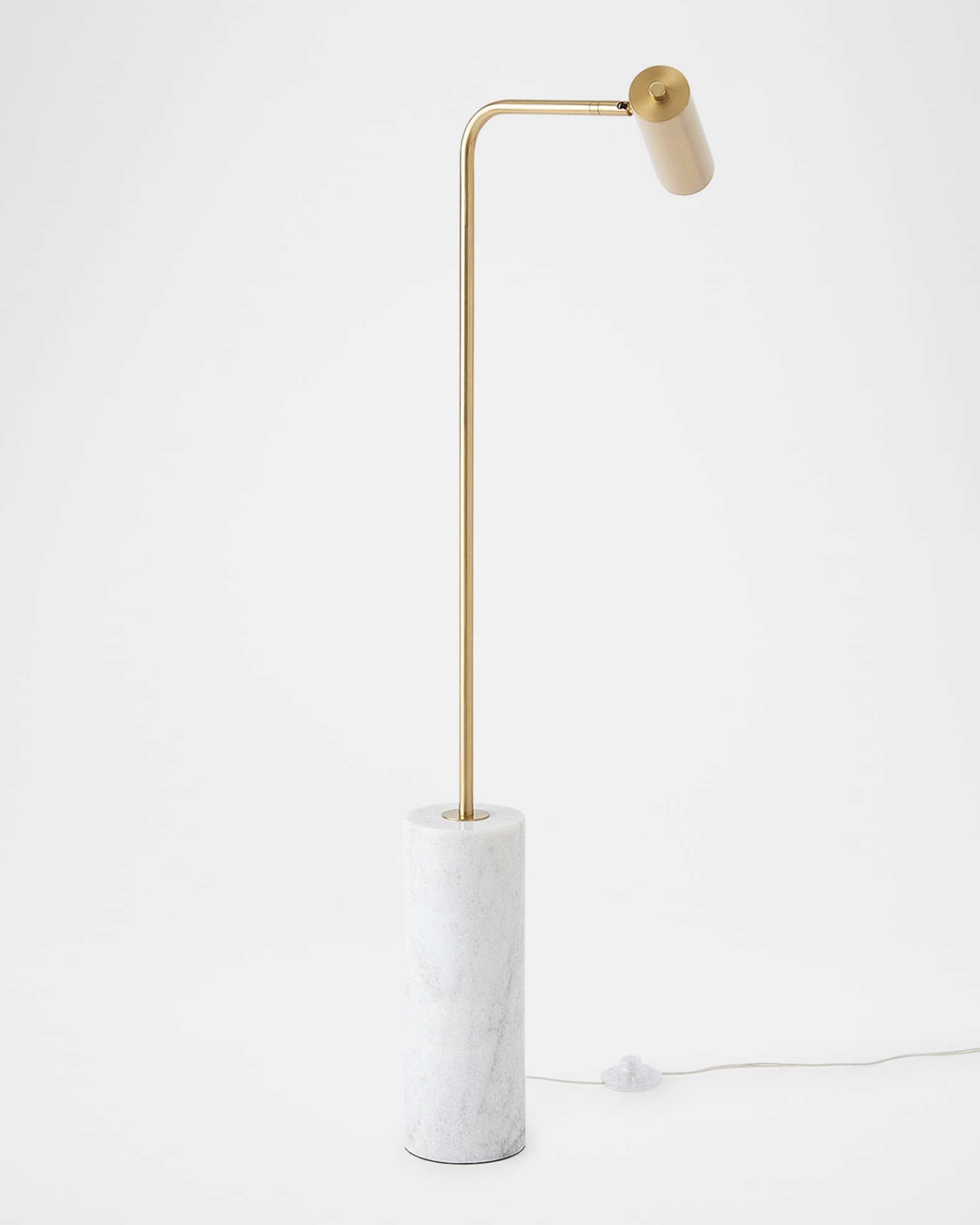 Global Views Brass Spot Floor Lamp | Horchow