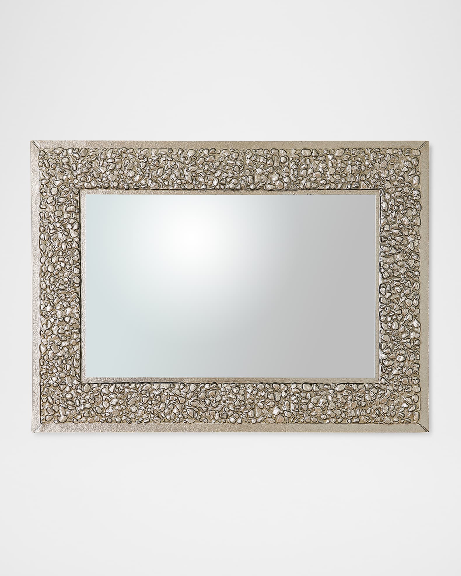 Global Views Golden Stone Wall Mirror, 60" | Horchow