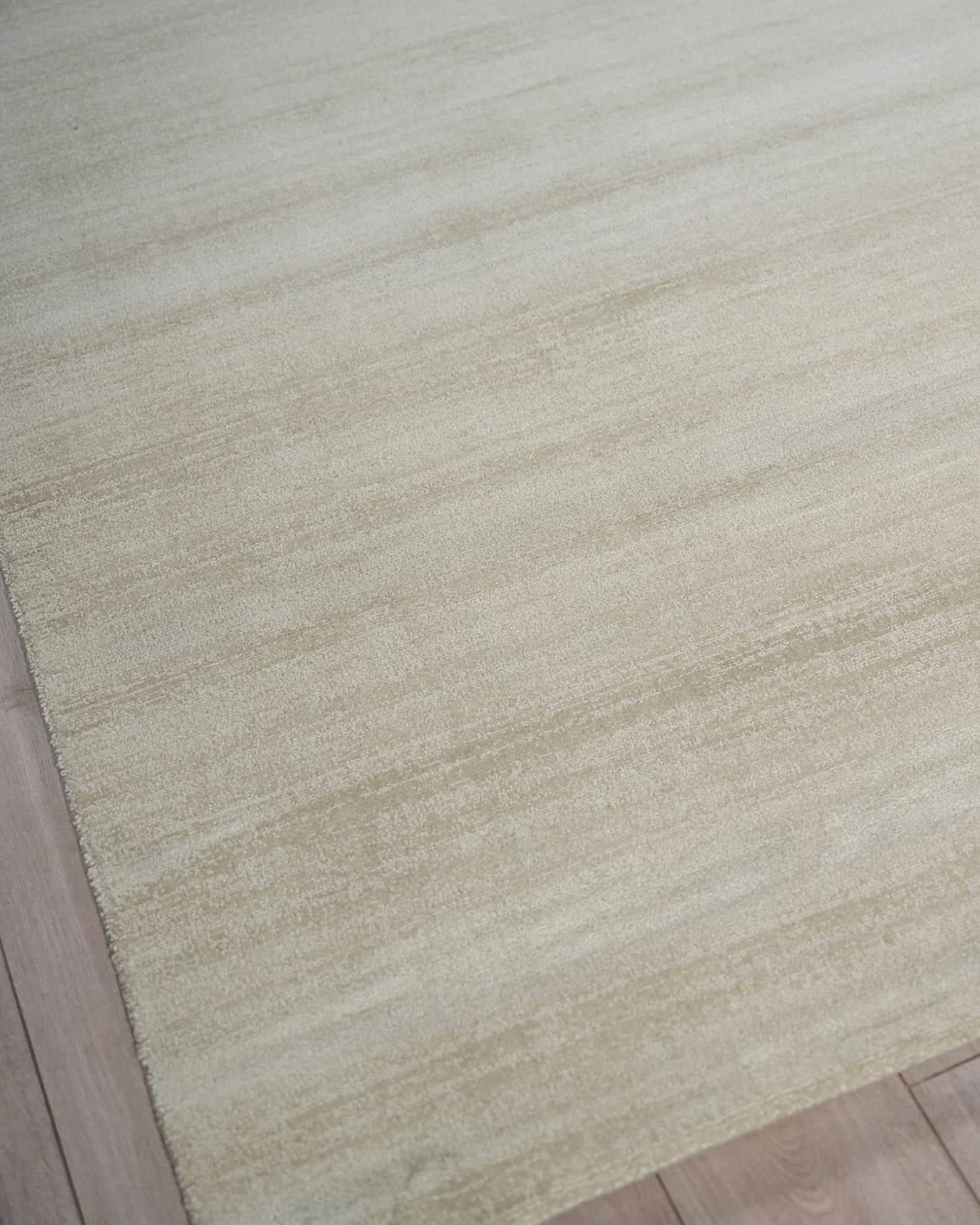 Exquisite Rugs Martelli Modern Hand-Loomed Light Beige Rug, 12' x 15 ...