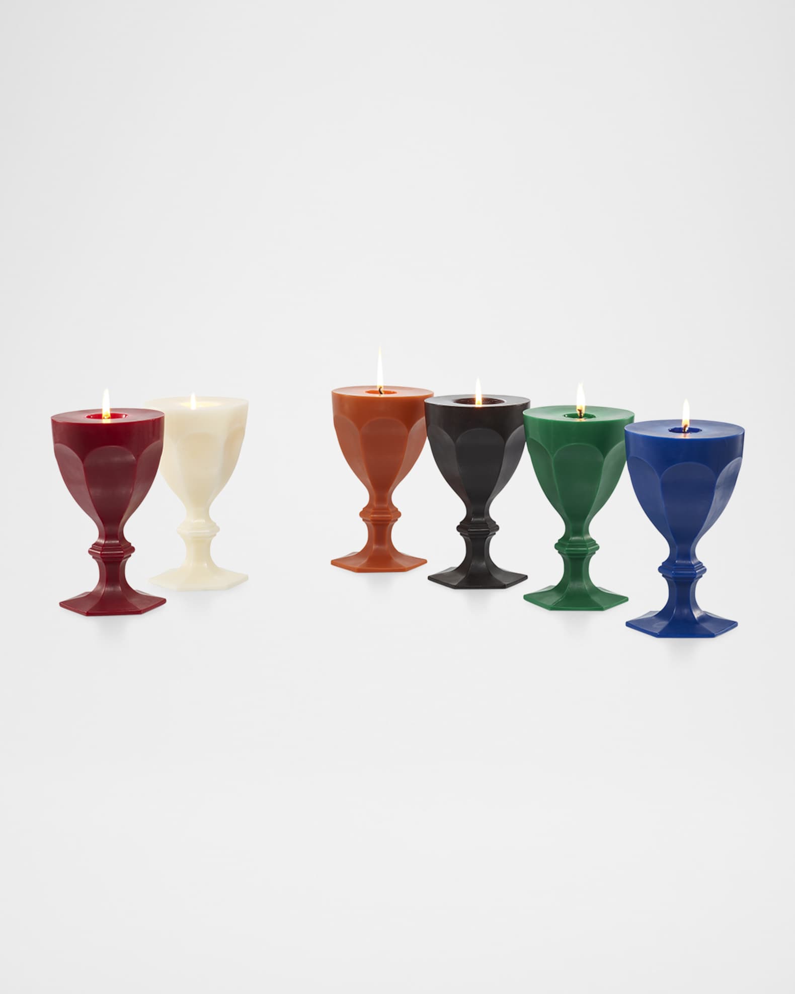 Baccarat Harcourt Goblet Candle, Black | Horchow