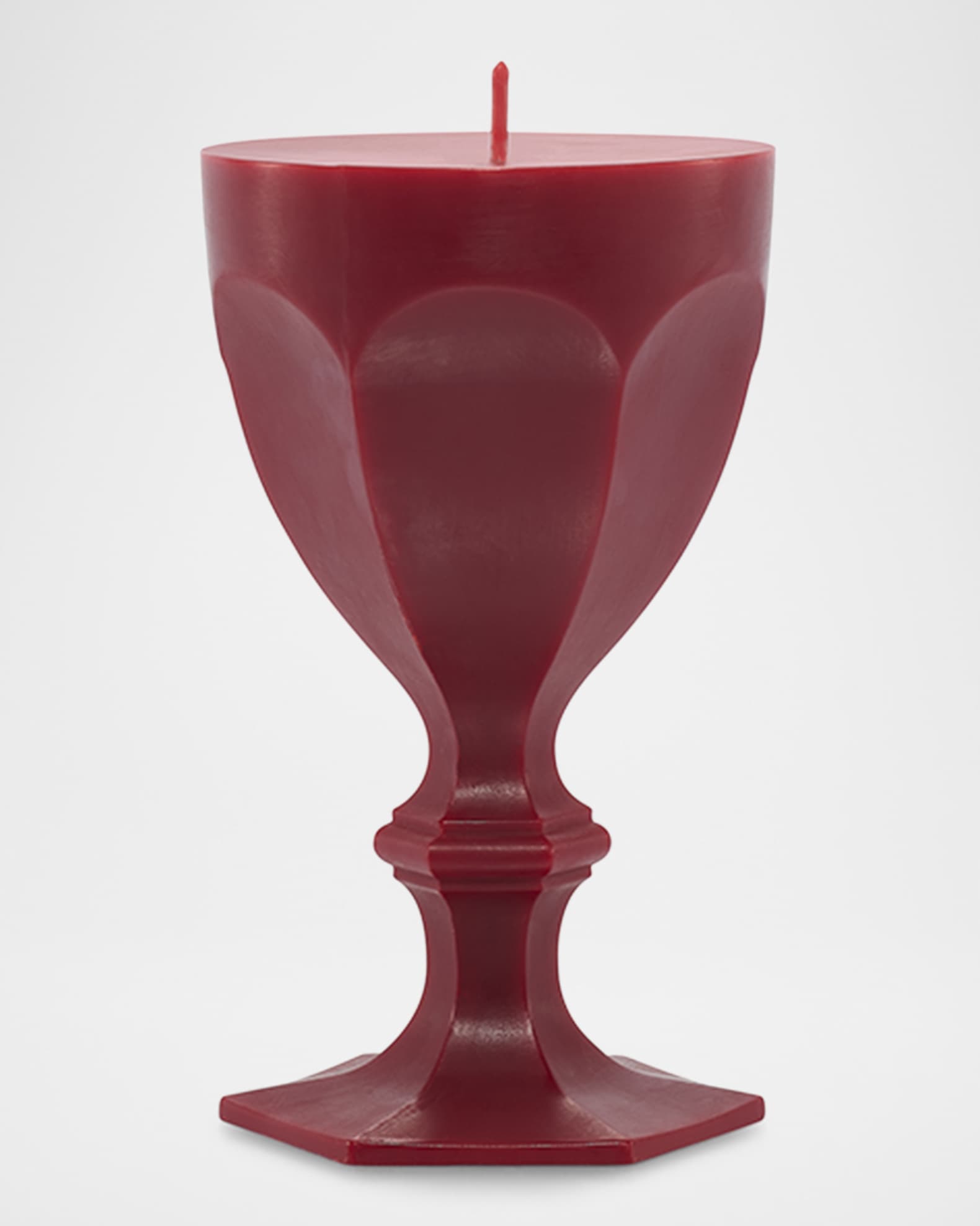 Baccarat Harcourt Goblet Candle, Red | Horchow