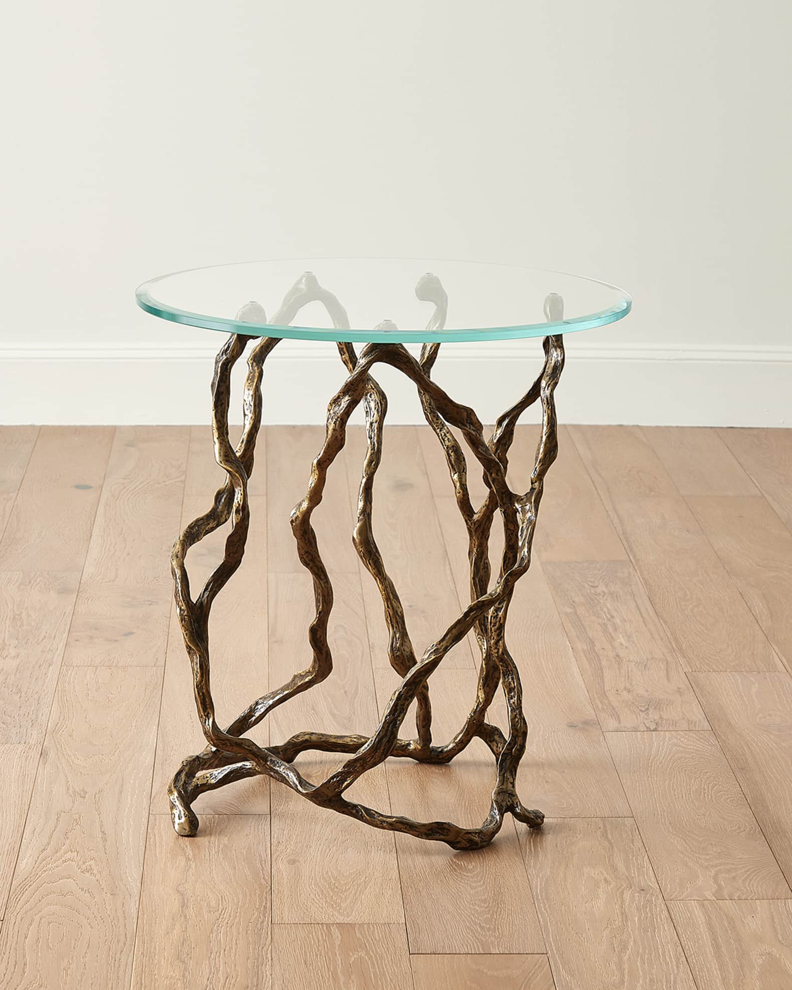 Global Views Twistwood Side Table | Horchow