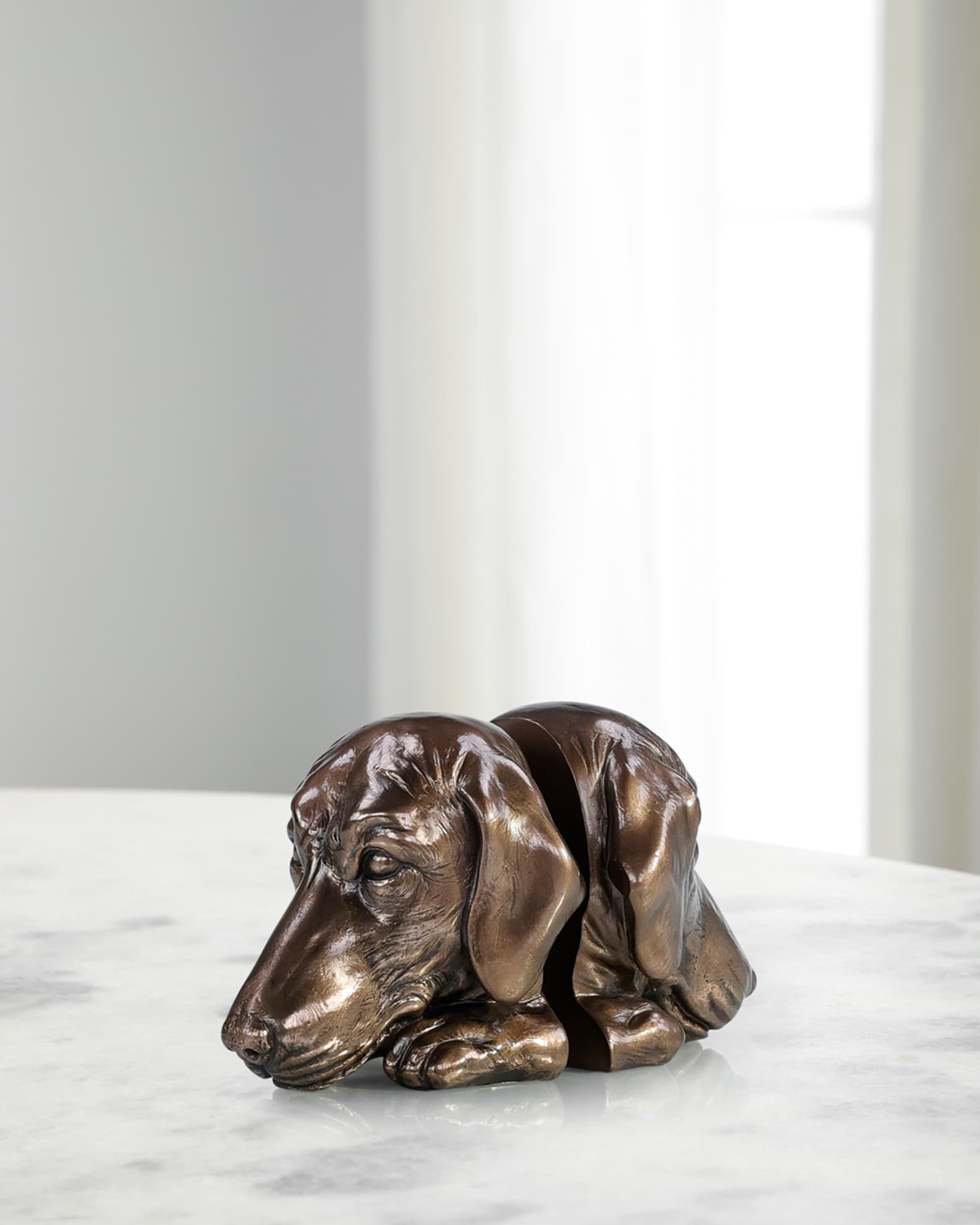 John-Richard Collection Dachshund Bookends, Set of 2 | Horchow