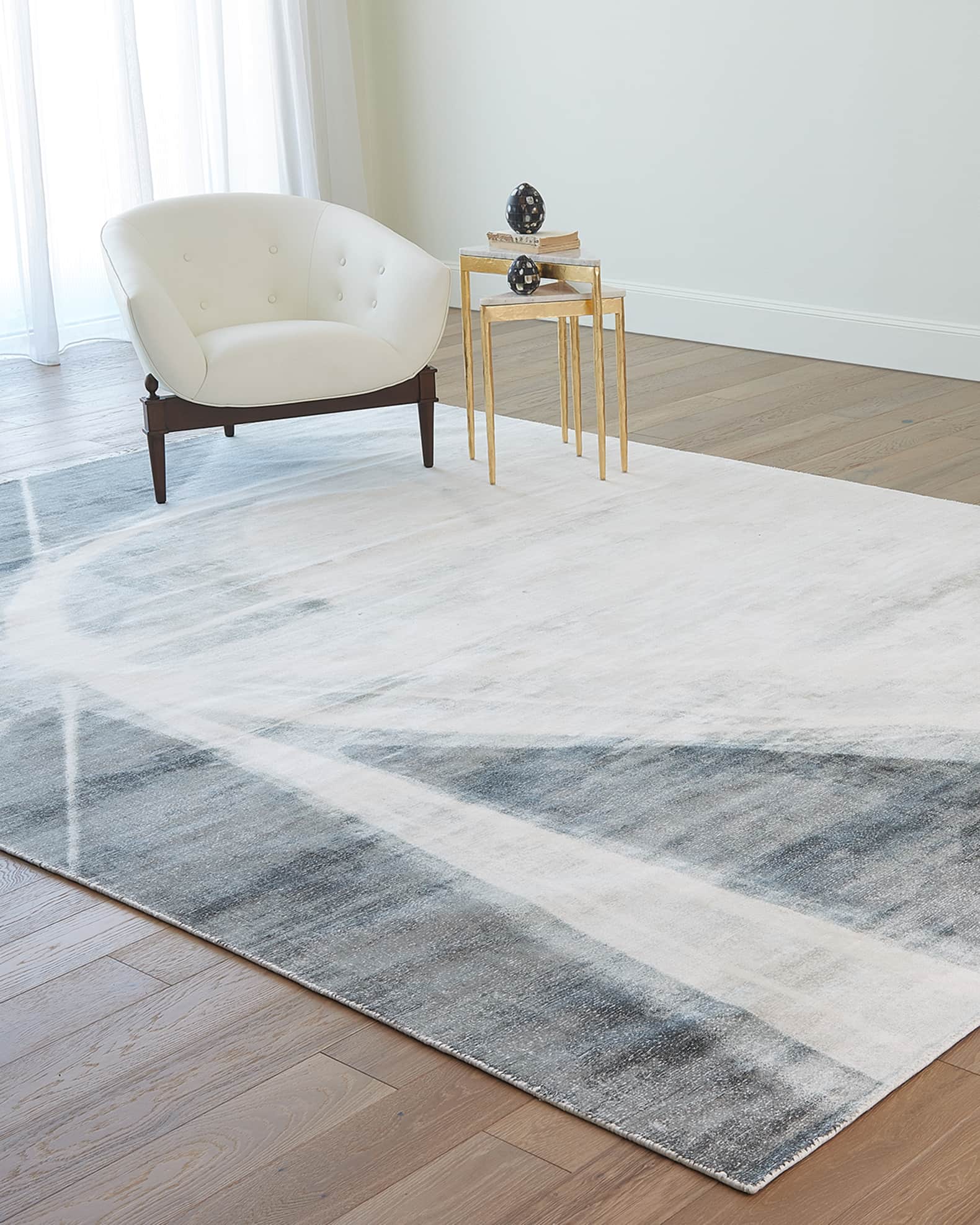 Global Views Refraction Hand-Loomed Rug, 6' x 9' | Horchow