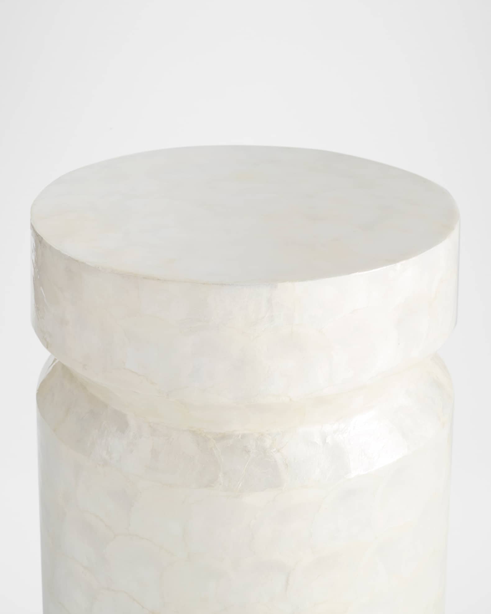 Triton Capiz Shell Side Table | Horchow
