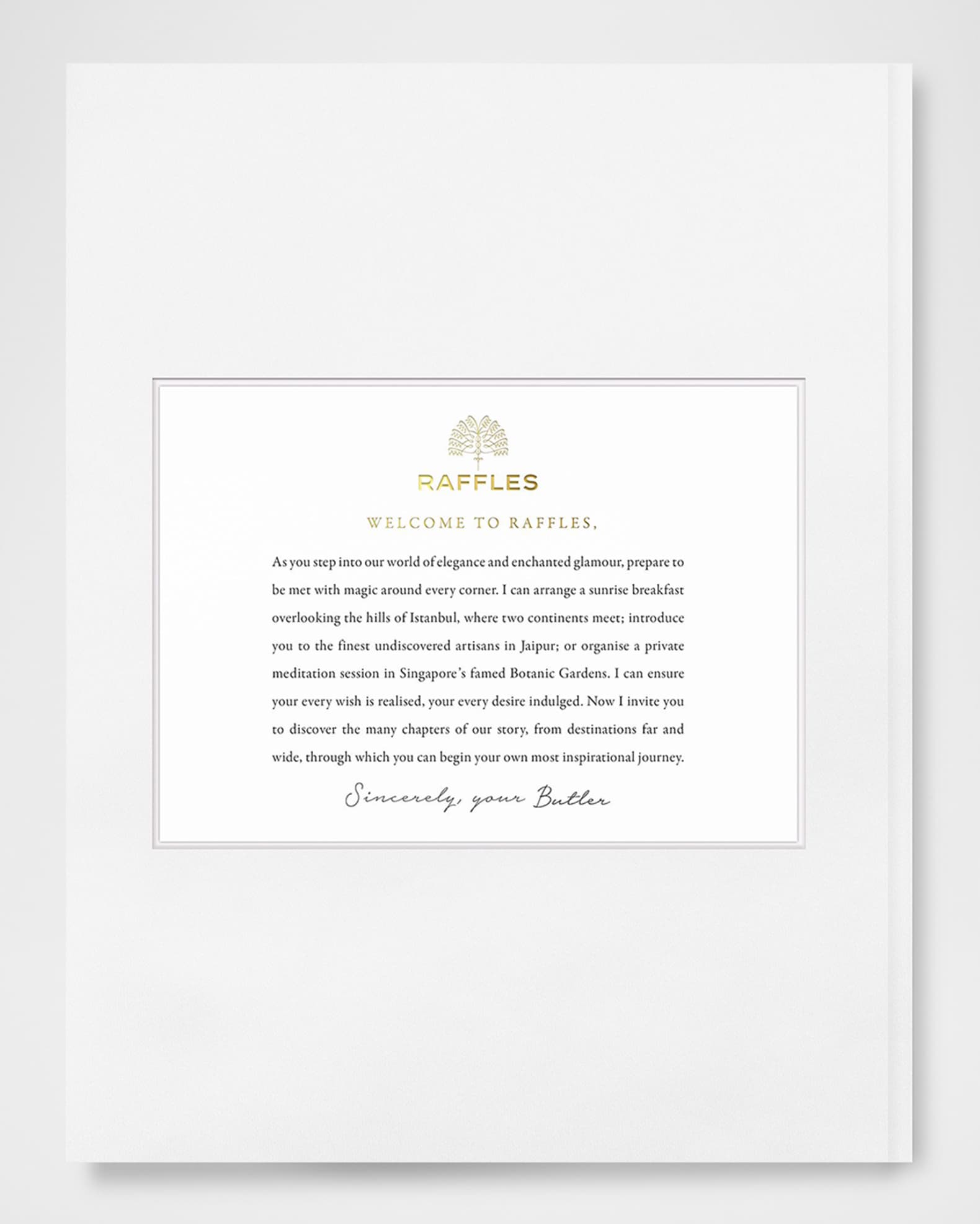 Assouline "Raffles: From Your Butler" Book by Mark Ellwood & Derek C ...