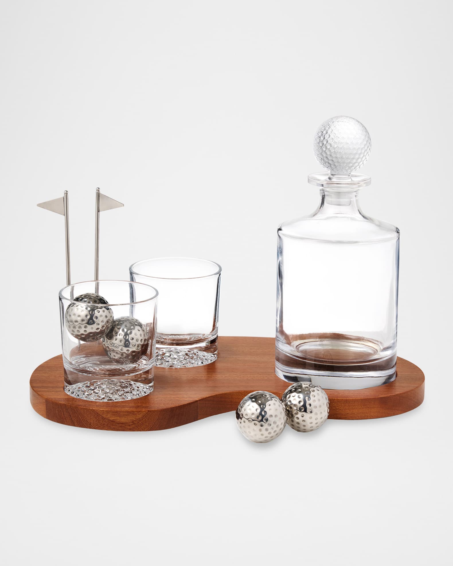 Asher Asher Golf Decanter & Double Old-Fashioned Set | Horchow