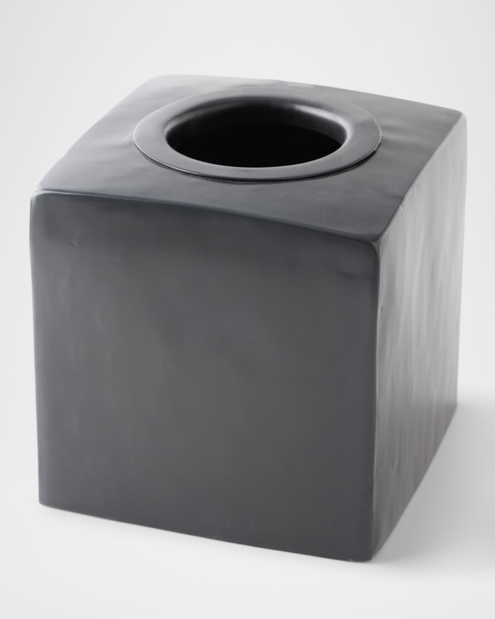 Kassatex Nile Black Tissue Holder | Horchow