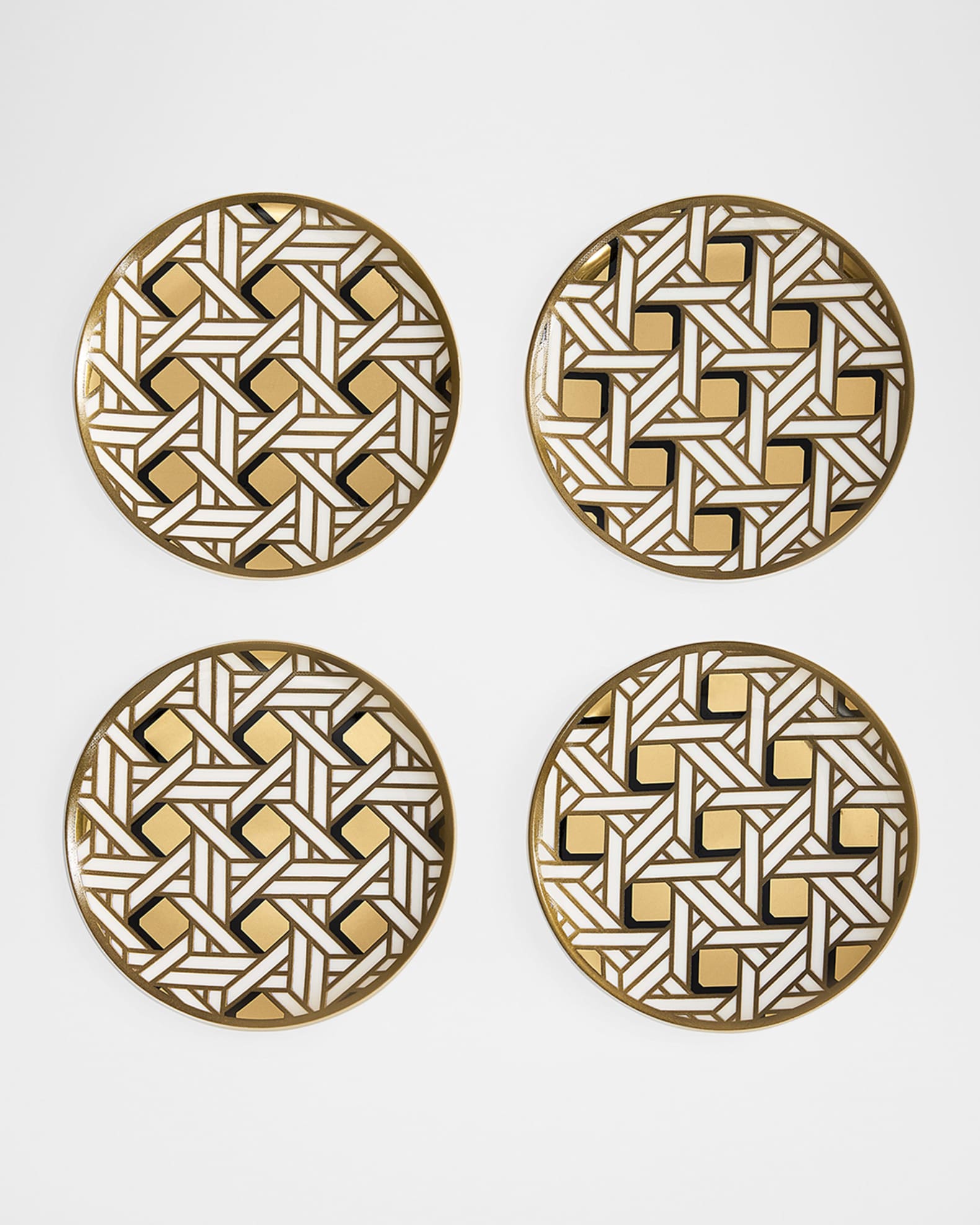 Jonathan Adler Basketweave Coasters, Set of 4 | Horchow