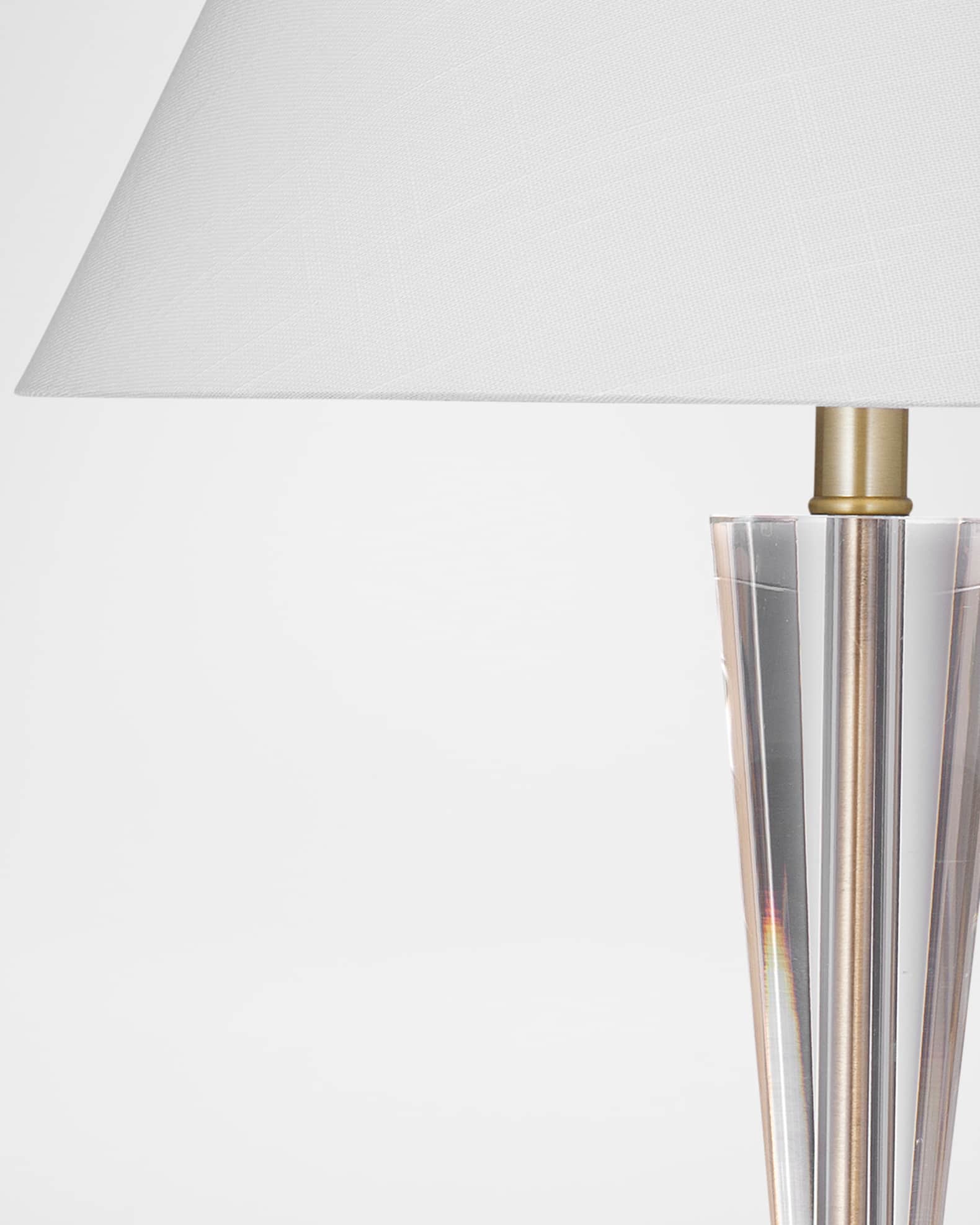 Katherine Noble by BMC Devon 35" Crystal Table Lamp | Horchow