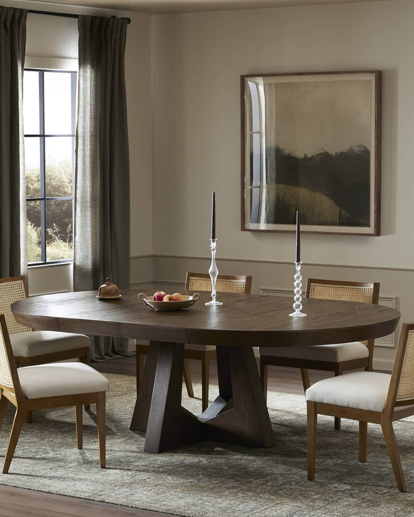 Four Hands Zelda Dining Table with 2 Leaves | Horchow