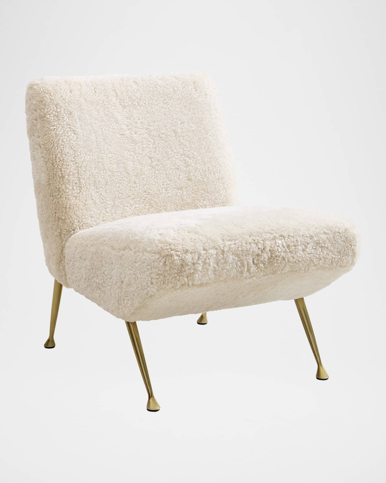 Jonathan Adler Gainsbourg Shearling Slipper Chair | Horchow
