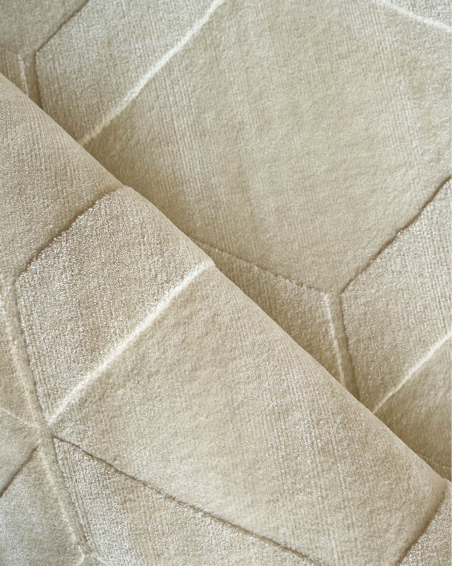 Exquisite Rugs Brunello Hand-Loomed Light Beige Rug, 10' x 14' | Horchow