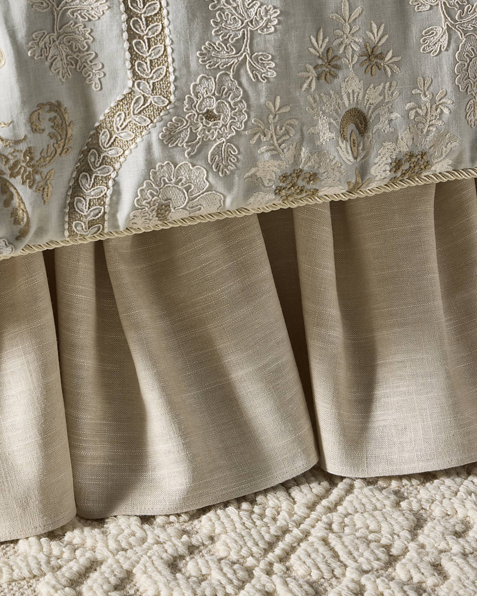 Austin Horn Collection Juliet Ruffled Queen Dust Skirt | Horchow