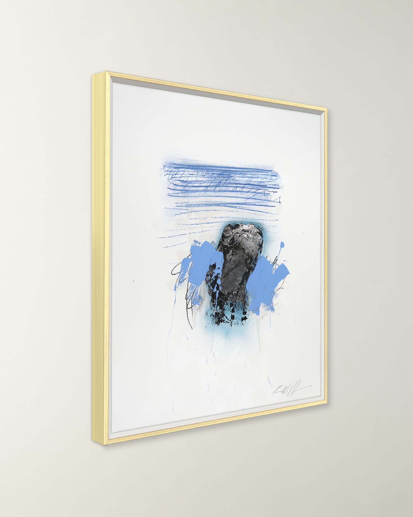 RFA Fine Art "Blue Lines 1" Giclee on Fine Art Paper by Robert Robinson ...