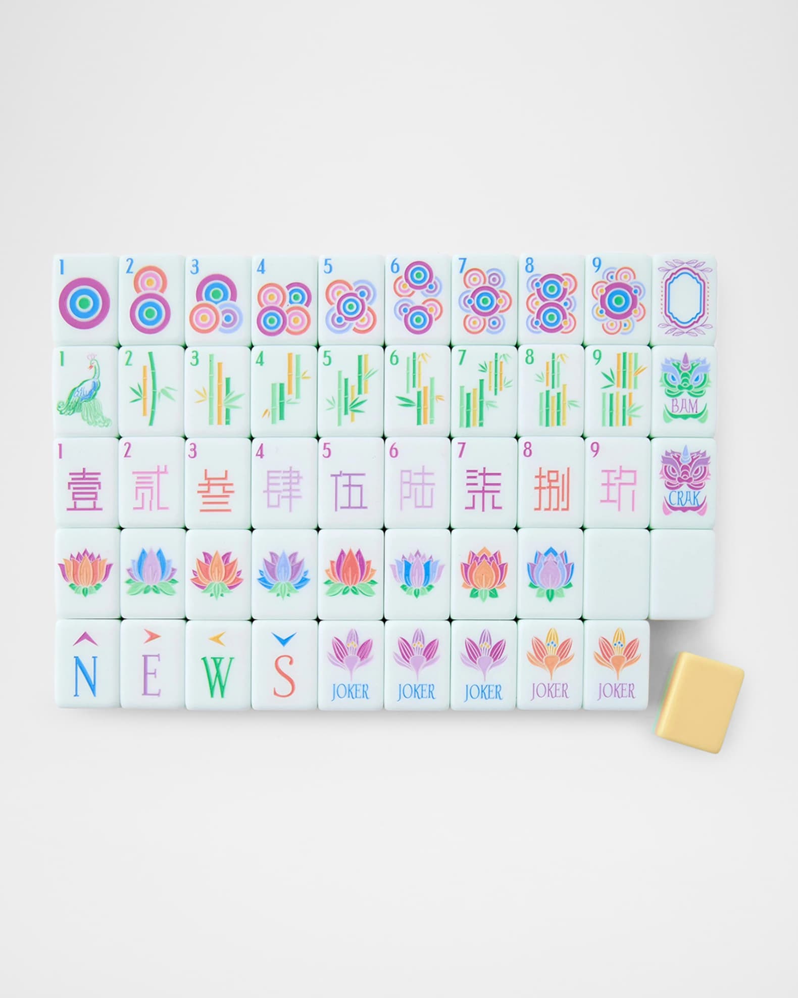 OH MY MAHJONG Sorbet Mahjong Tiles Set | Horchow