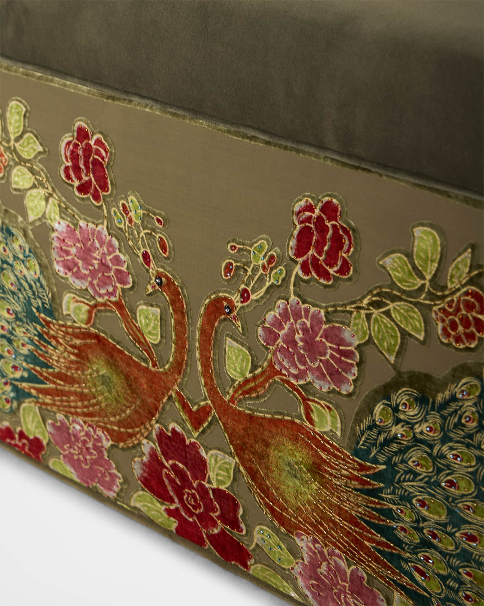 Haute House Peacock Refined Simplicity Storage Bench | Horchow