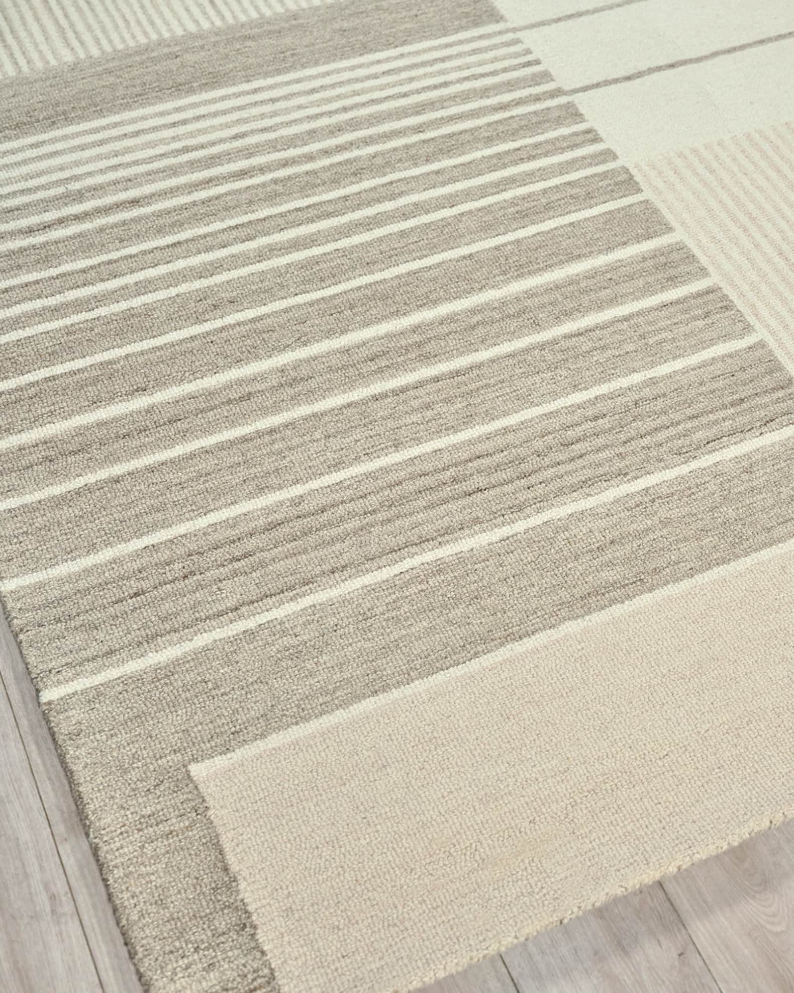 Exquisite Rugs Castine Hand-Tufted Beige Rug, 8' x 10' | Horchow